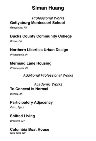 Portfolio SH by SimanHuang - Issuu