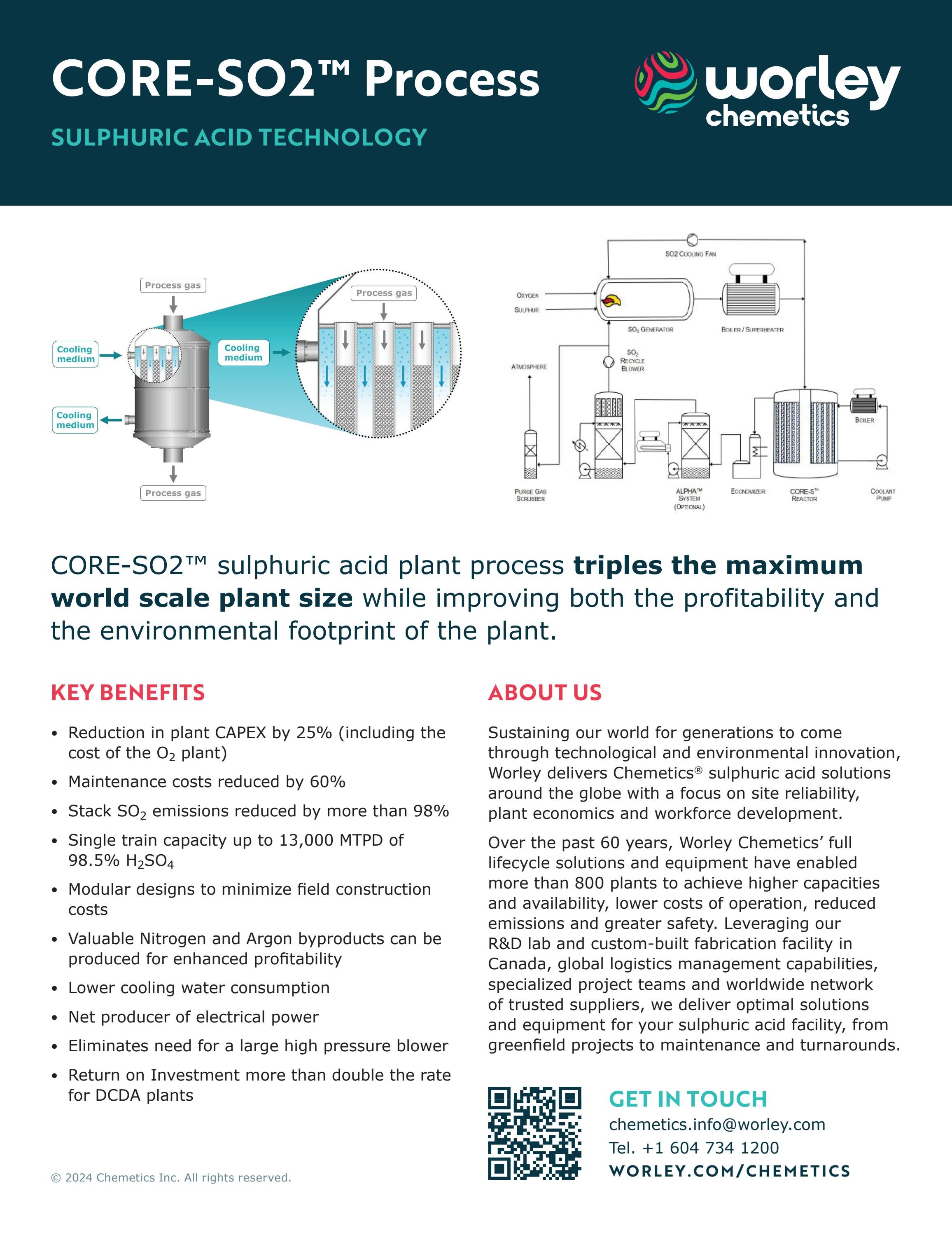 Worley Chemetics CORE-SO₂™ Process by worleyECR - Issuu