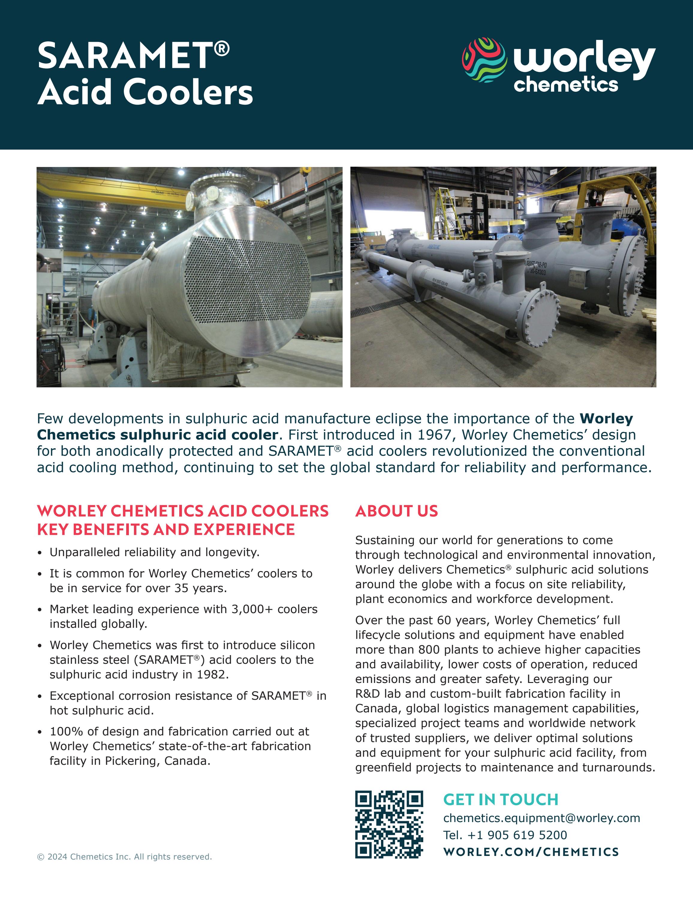 Worley Chemetics Acid Coolers - SARAMET® by worleyECR - Issuu
