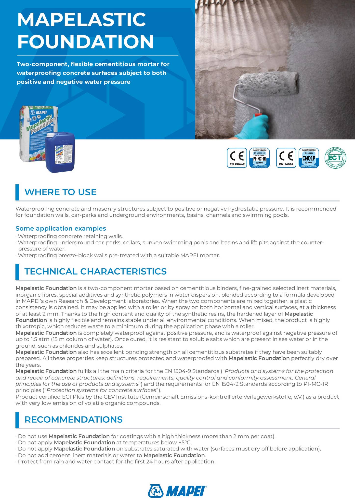 MAPELASTIC FOUNDATION by Tilemall - Issuu
