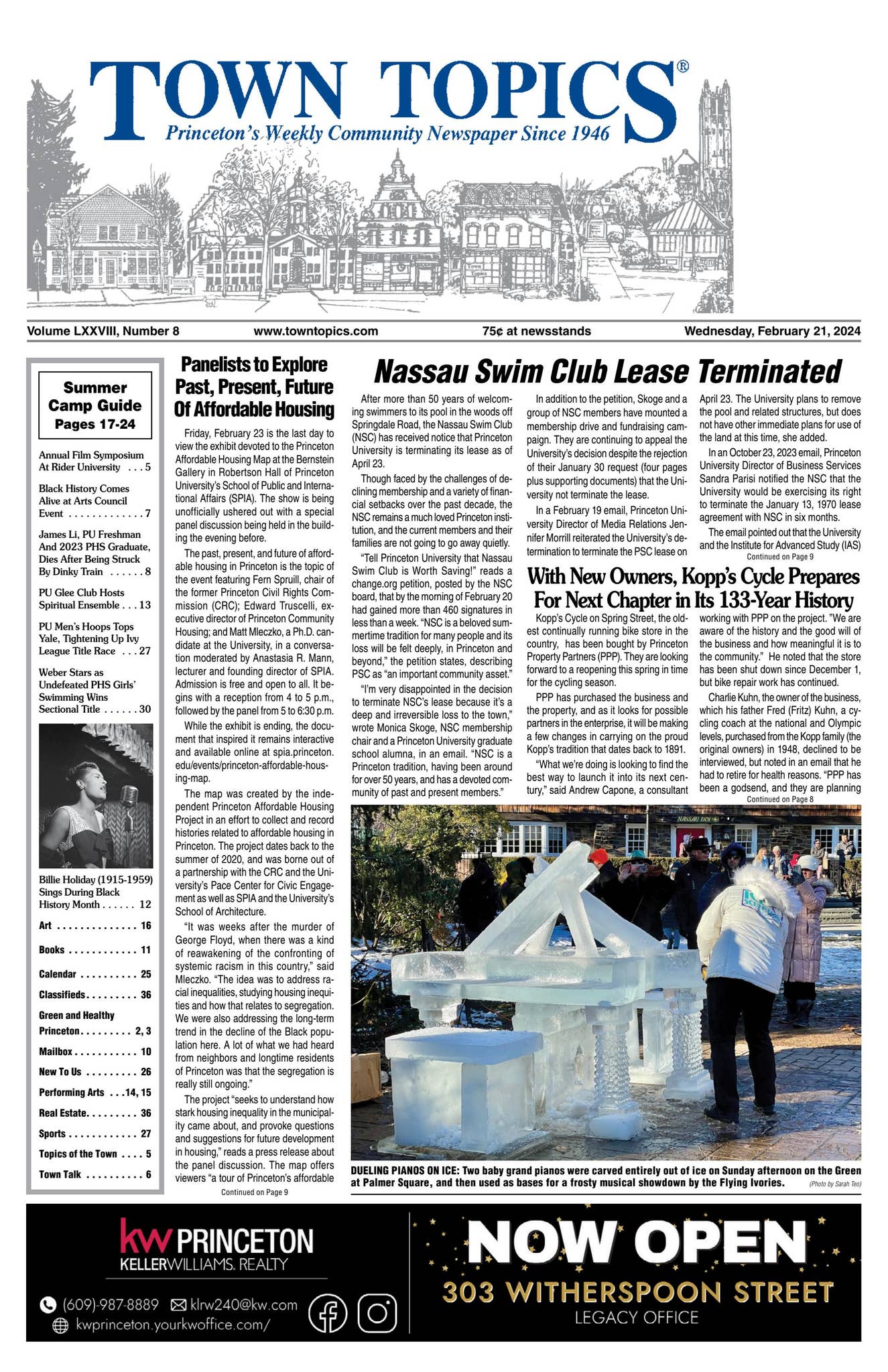 Town Topics Newspaper, February 21, 2024. by Witherspoon Media Group ...