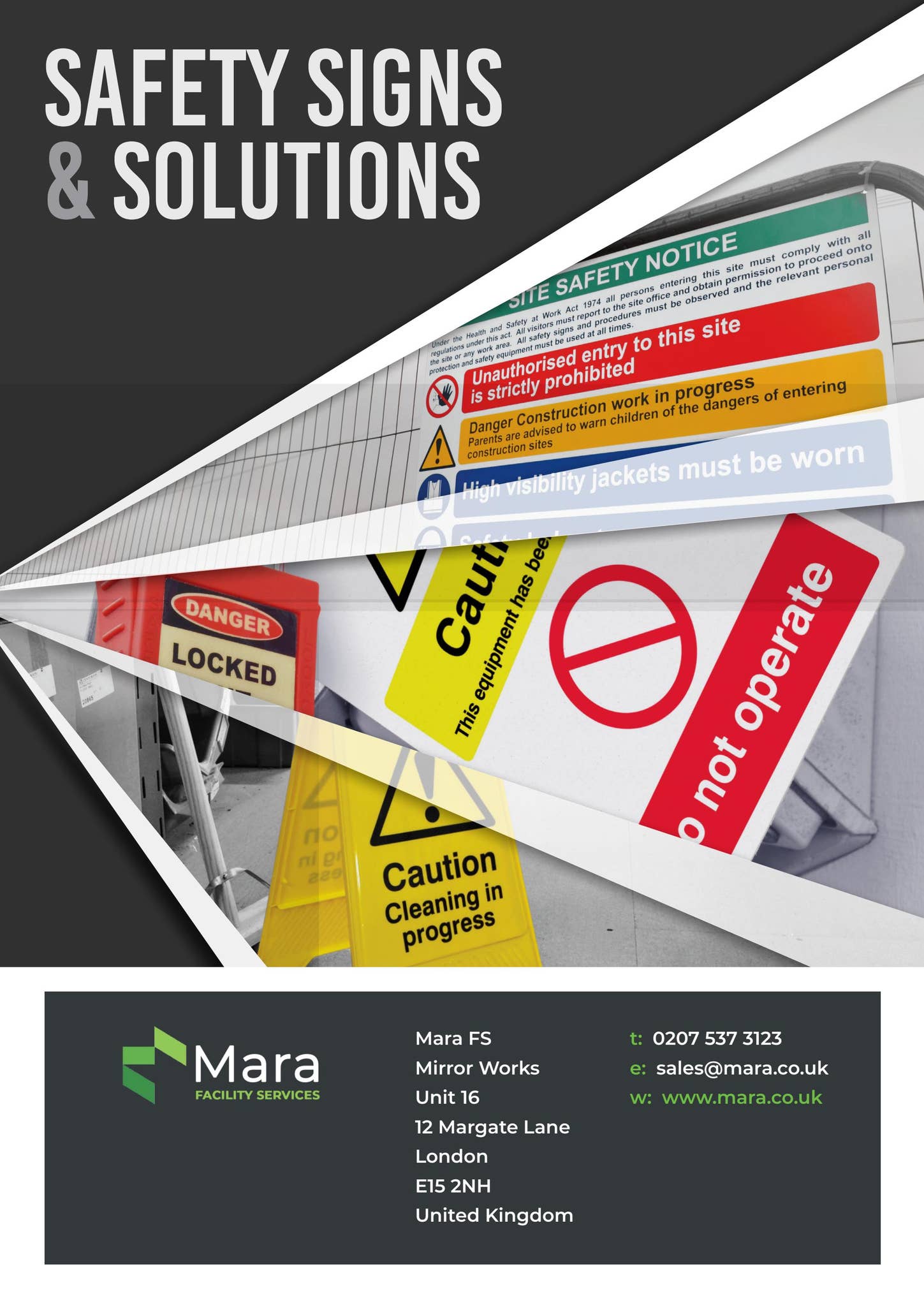 Mara - Safety Signs & Solutions by Centurion Europe - Issuu