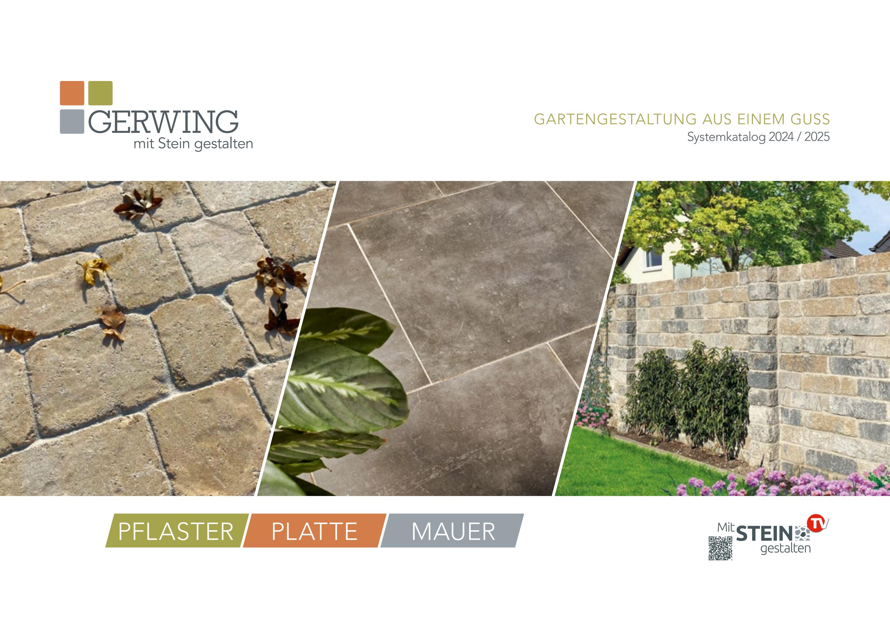 Gerwing Steinwerke - Gesamtkatalog 2024/25 - Pflaster Platte Mauer by ...