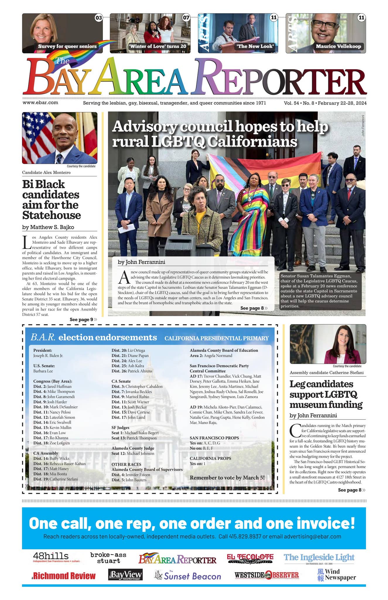 February 22, 2024 edition of the Bay Area Reporter by Bay Area Reporter ...