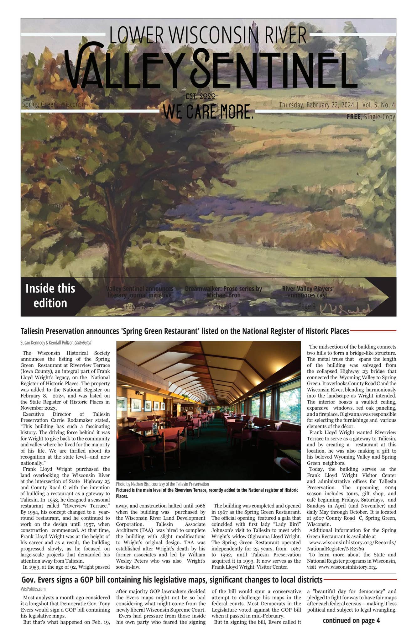 Valley Sentinel - 02-22-2024 by Valley Sentinel - Issuu
