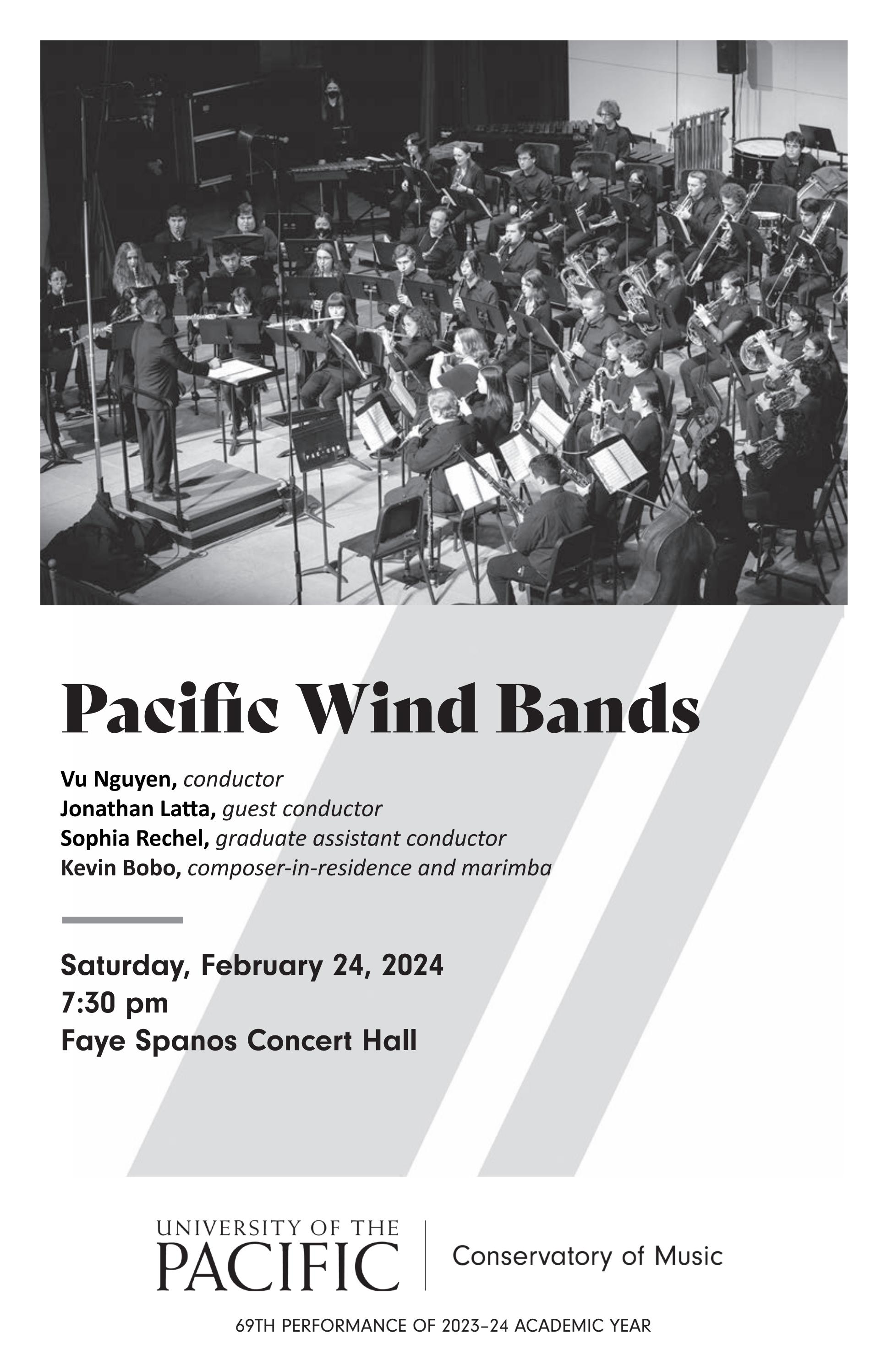 Pacific Wind Bands 02-24-2024 by University of the Pacific Conservatory ...
