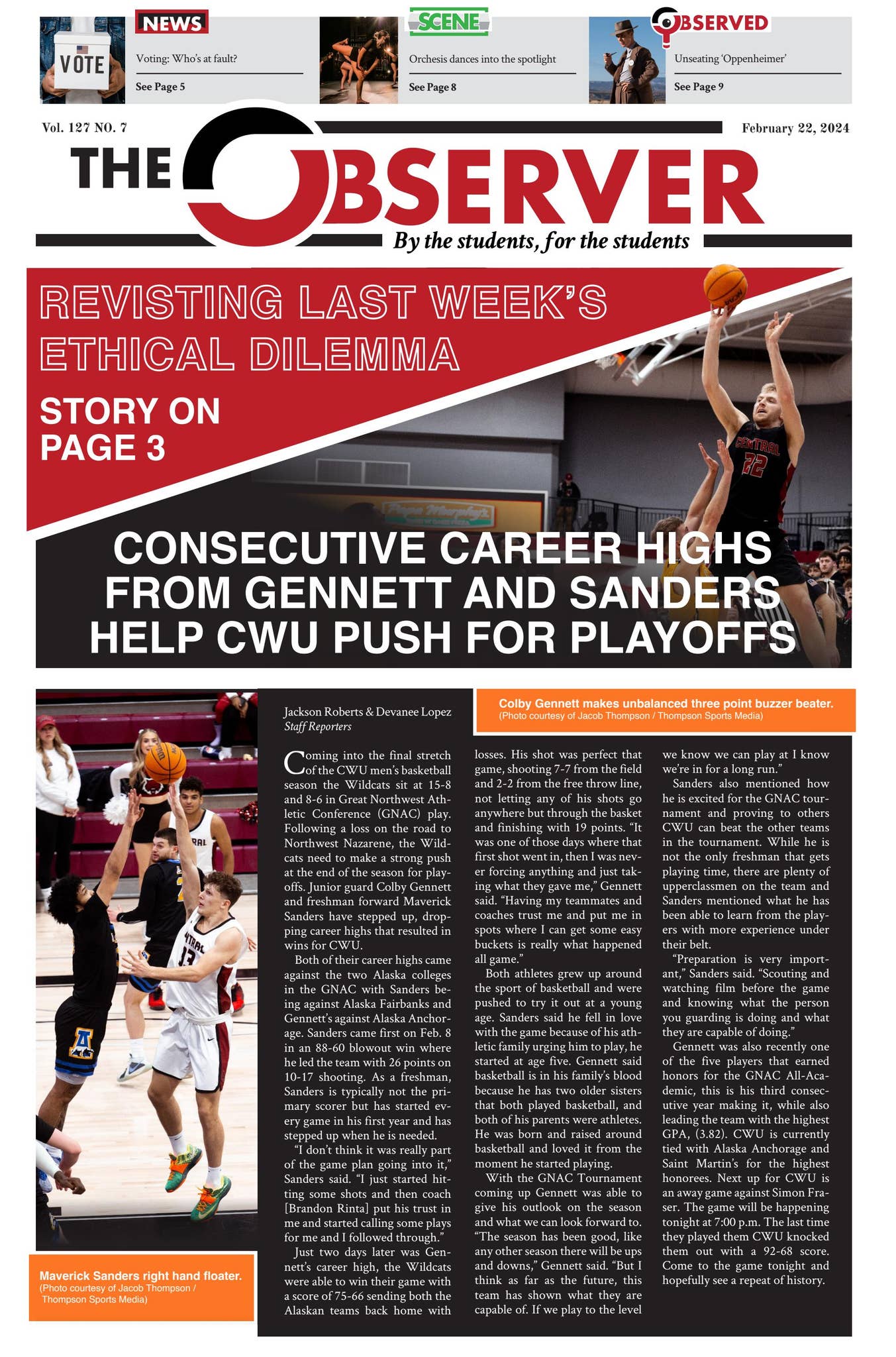 The Observer, Winter 2024 – Issue 7 by CWU Observer - Issuu