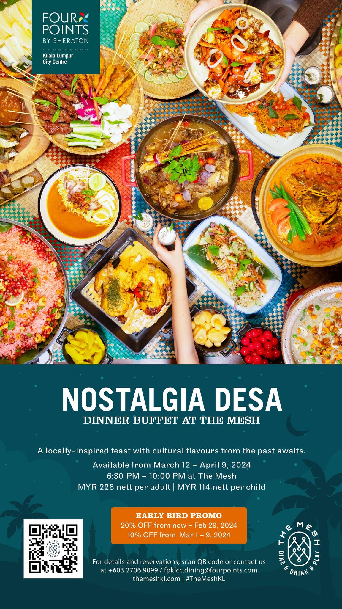 e-Brochure: Nostalgia Desa Dinner Buffet at The Mesh by Four Points by ...