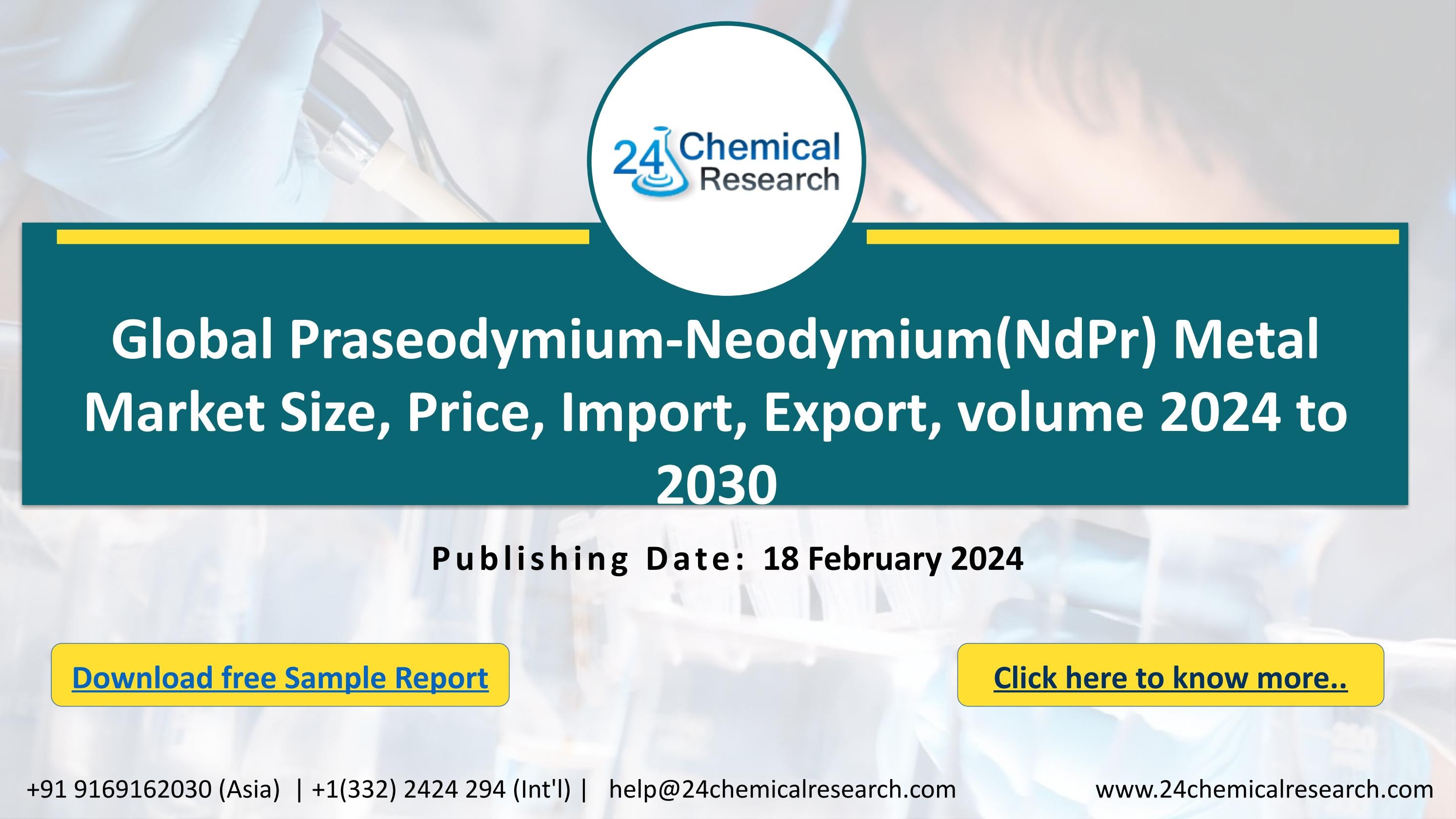 Global Praseodymium-Neodymium(NdPr) Metal Market Size, Price, Import ...