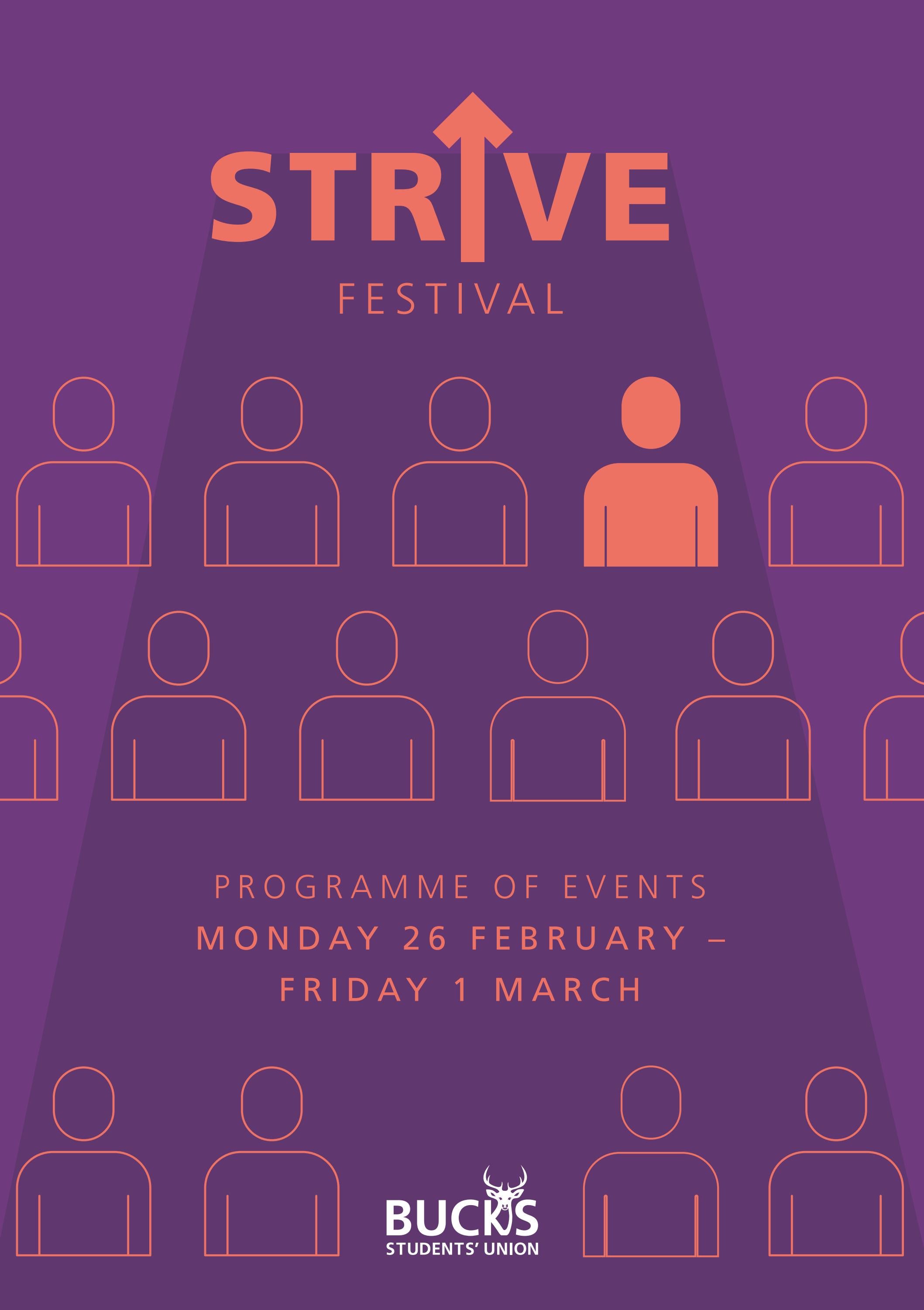 STRIVE Programme 2024 by Bucks Students' Union - Issuu