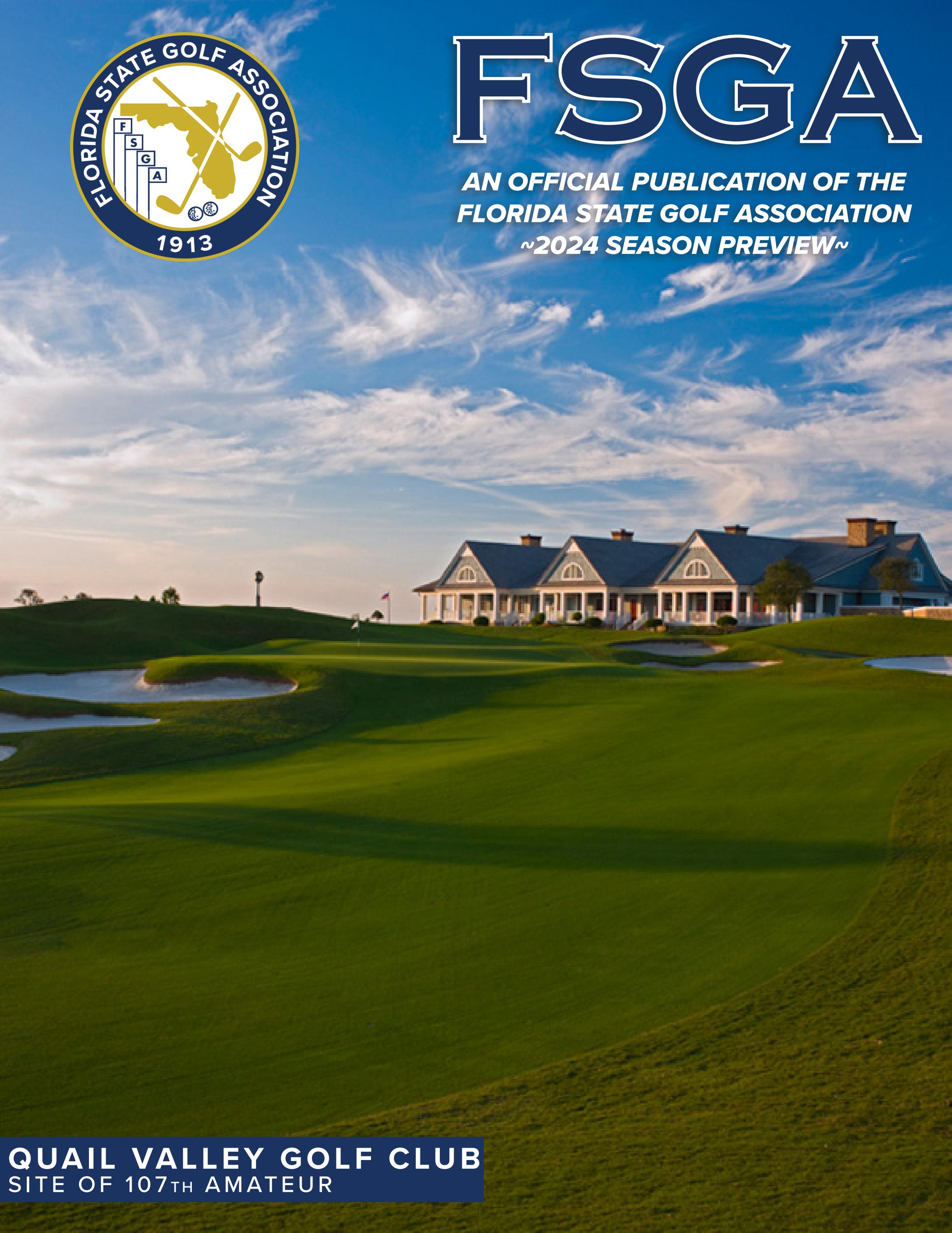 2024 FSGA Season Preview by Florida State Golf Association - Issuu