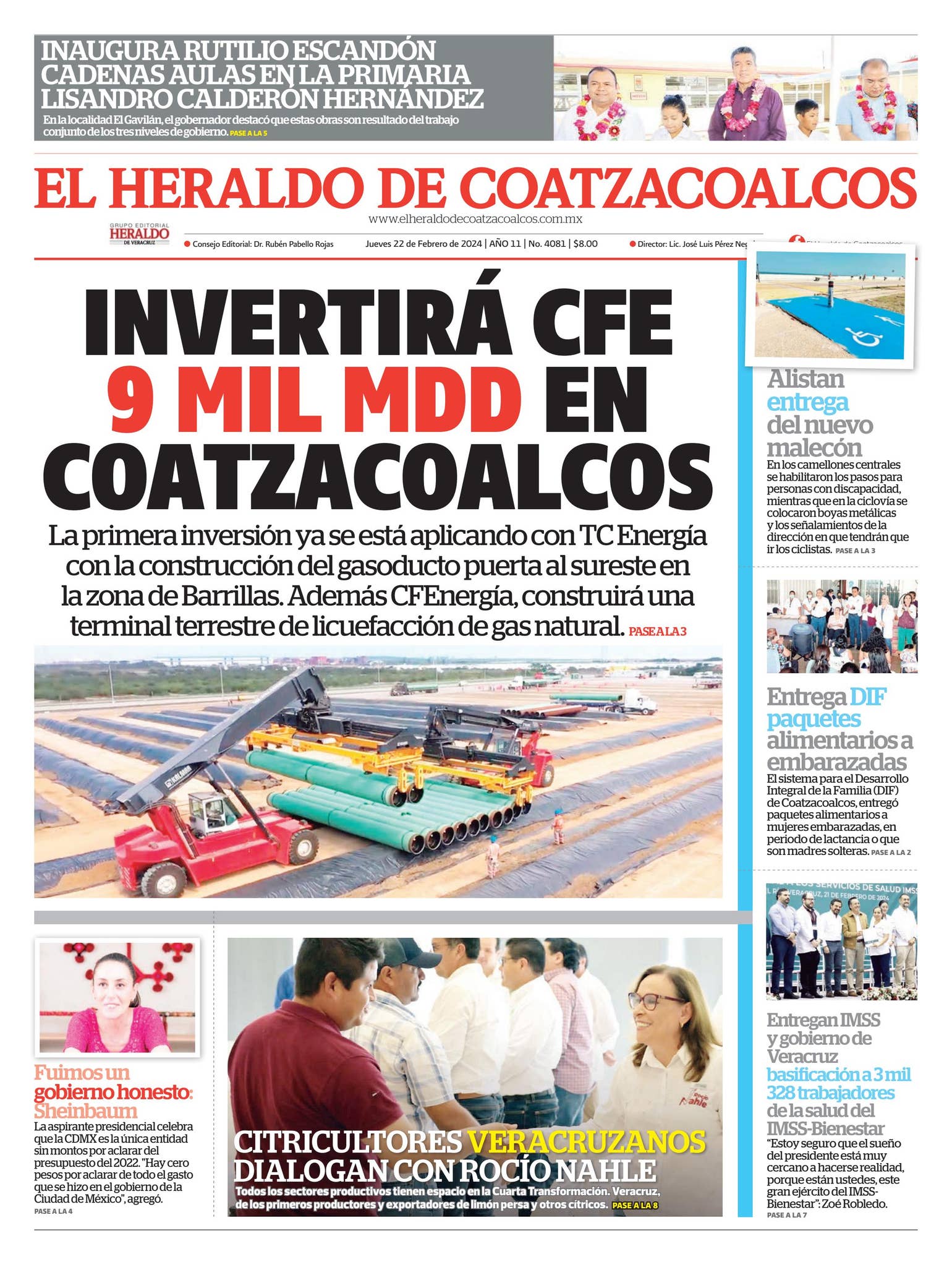 El Heraldo de Coatzacoalcos 22 de Febrero de 2024 by poza_acme - Issuu