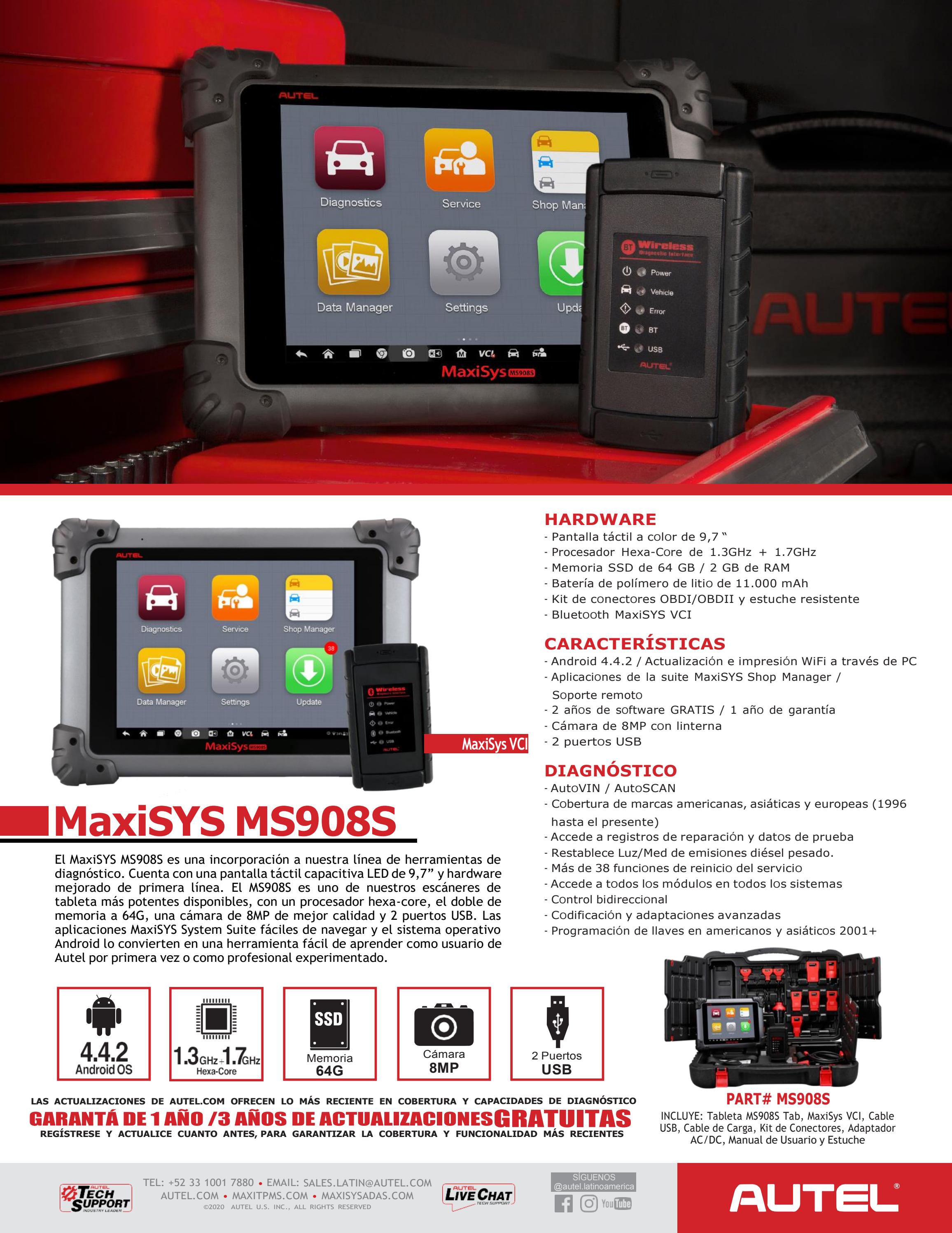 Autel MaxiSys MS908S / MS908Spro by autel.latinoamerica - Issuu