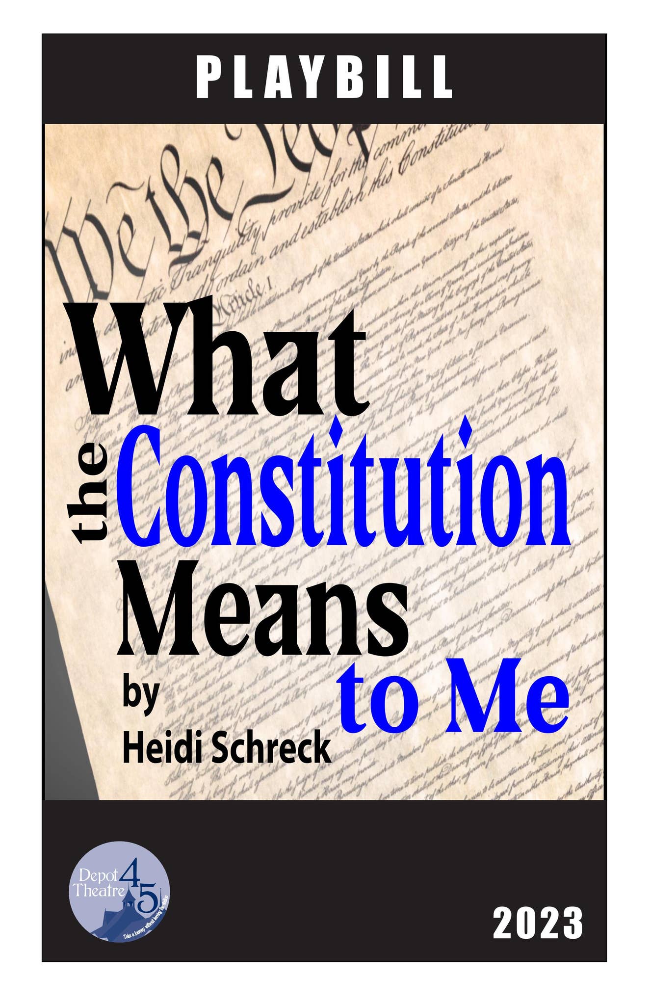 WHAT THE CONSTITUTION MEANS TO ME by TheDepotTheatre - Issuu