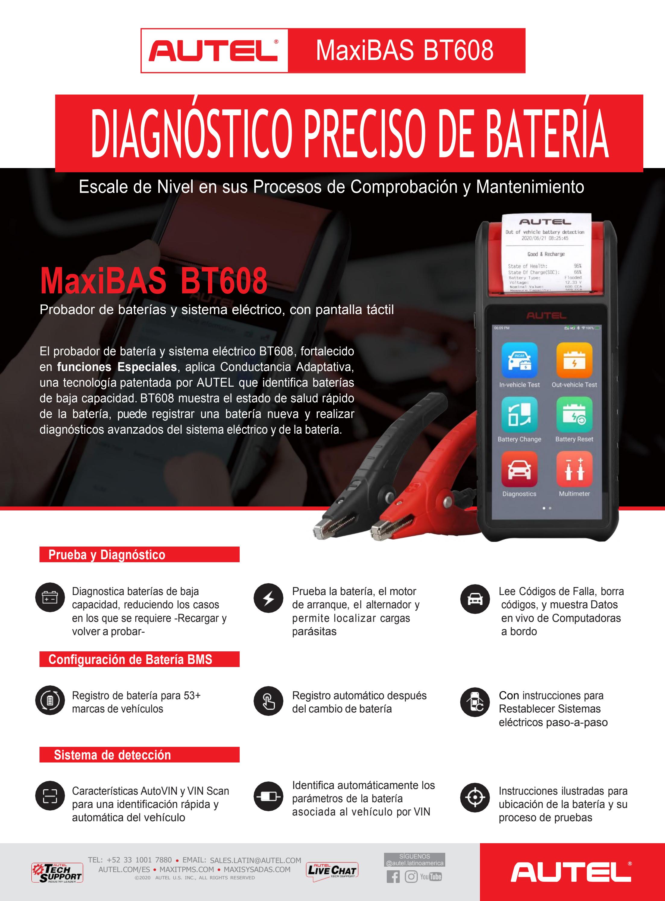 Autel MaxiBAS BT608 by autel.latinoamerica - Issuu