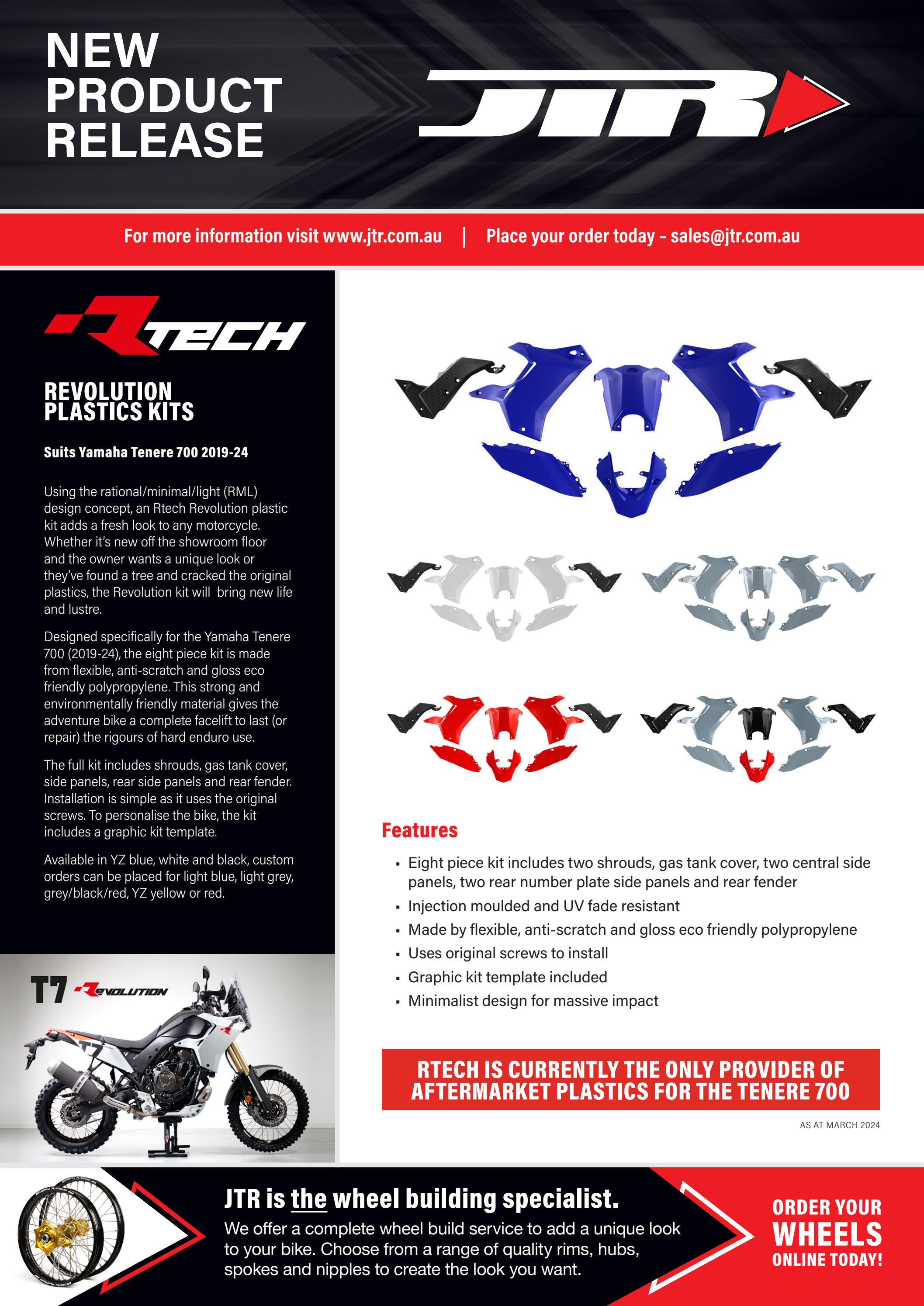 NPR - RTECH - Tenere Plastic Kits by McLeod Accessories - Issuu