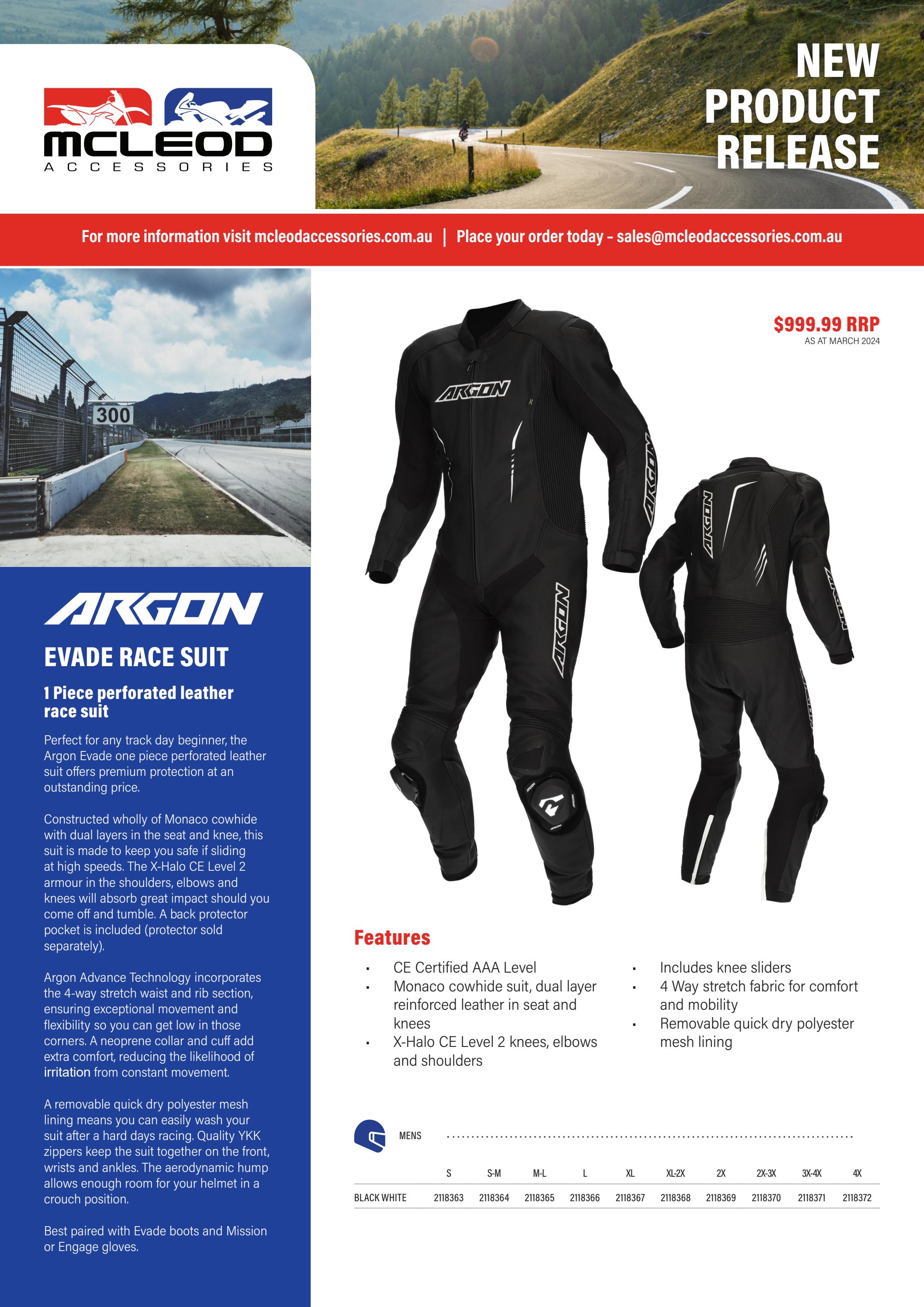 NPR - Argon - Evade Race Suit by McLeod Accessories - Issuu