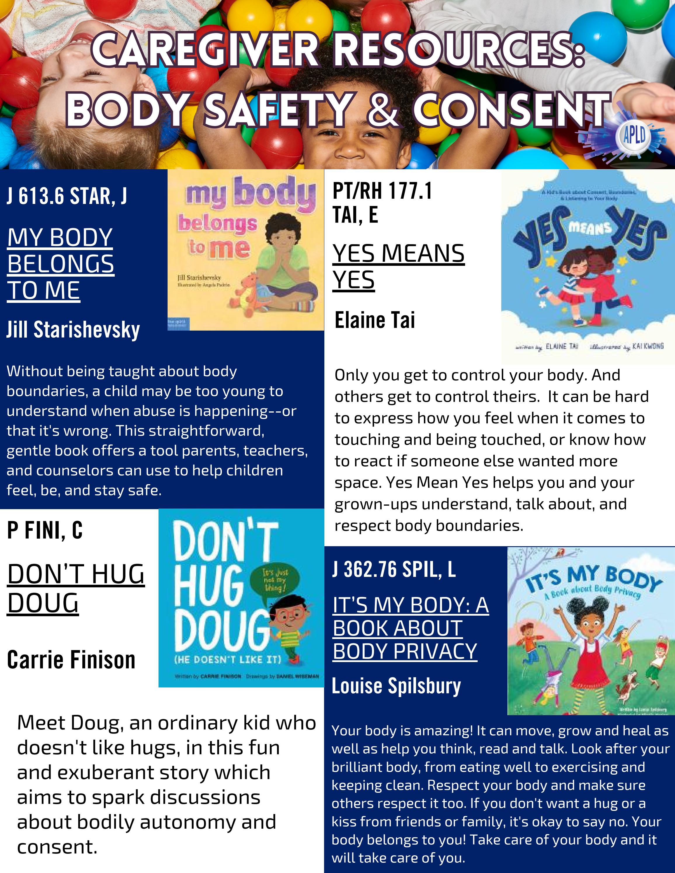Body Safety & Consent by Aurora Public Library District, IL - Issuu