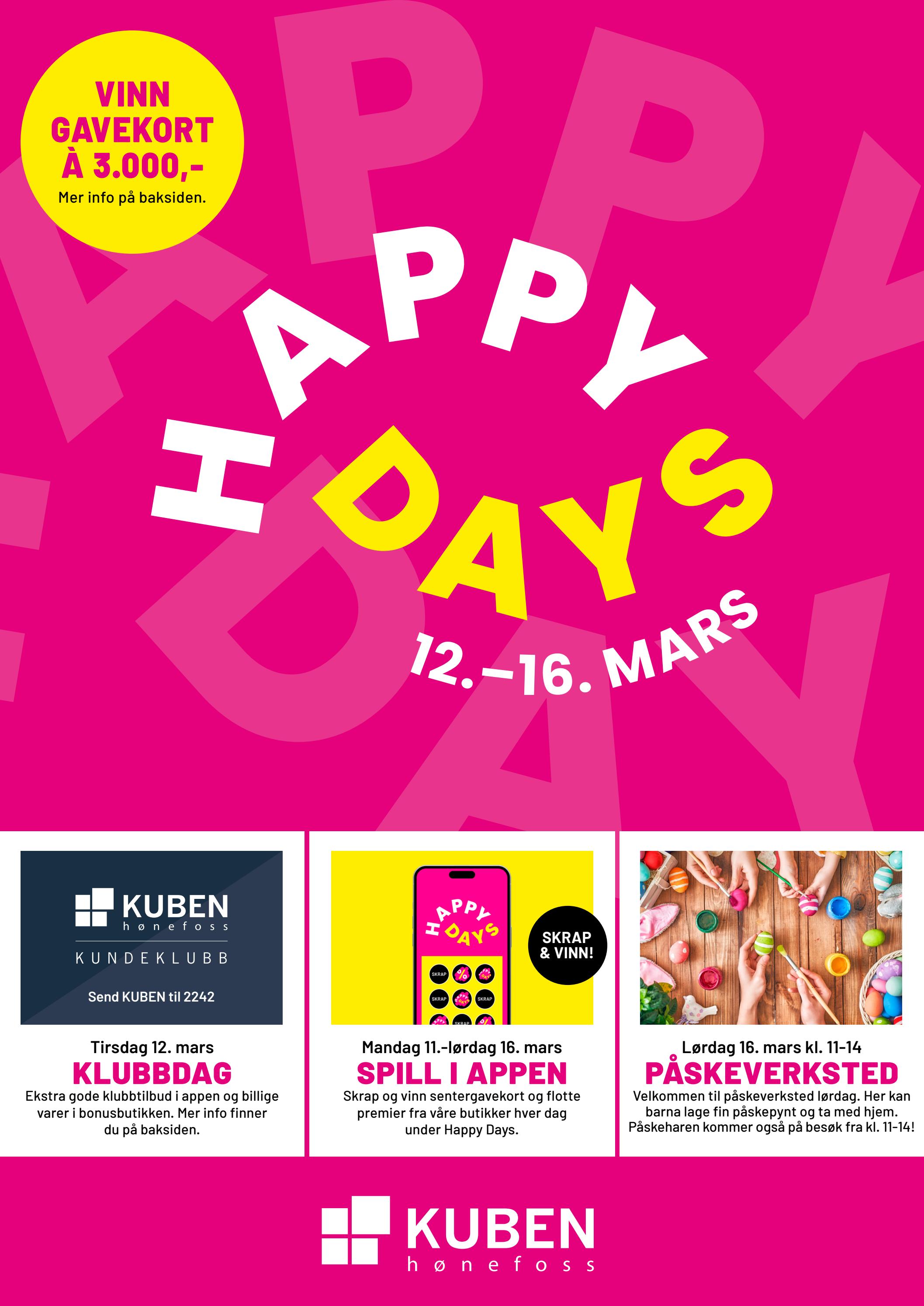 Kuben Senter Happy Days Mars 2024 by Centerteam - Issuu