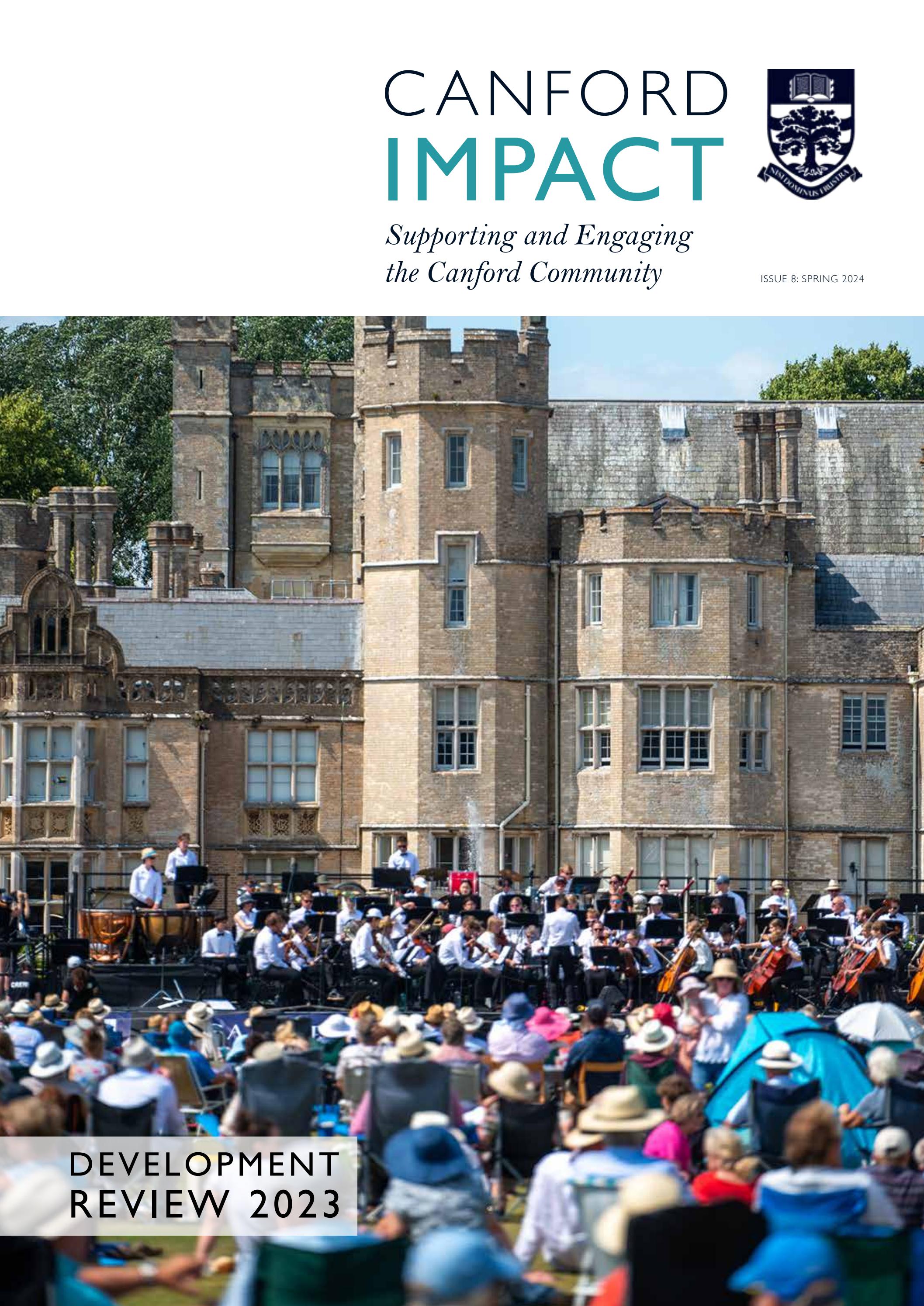Canford Impact - Development Annual Review 2023 by Canford School - Issuu
