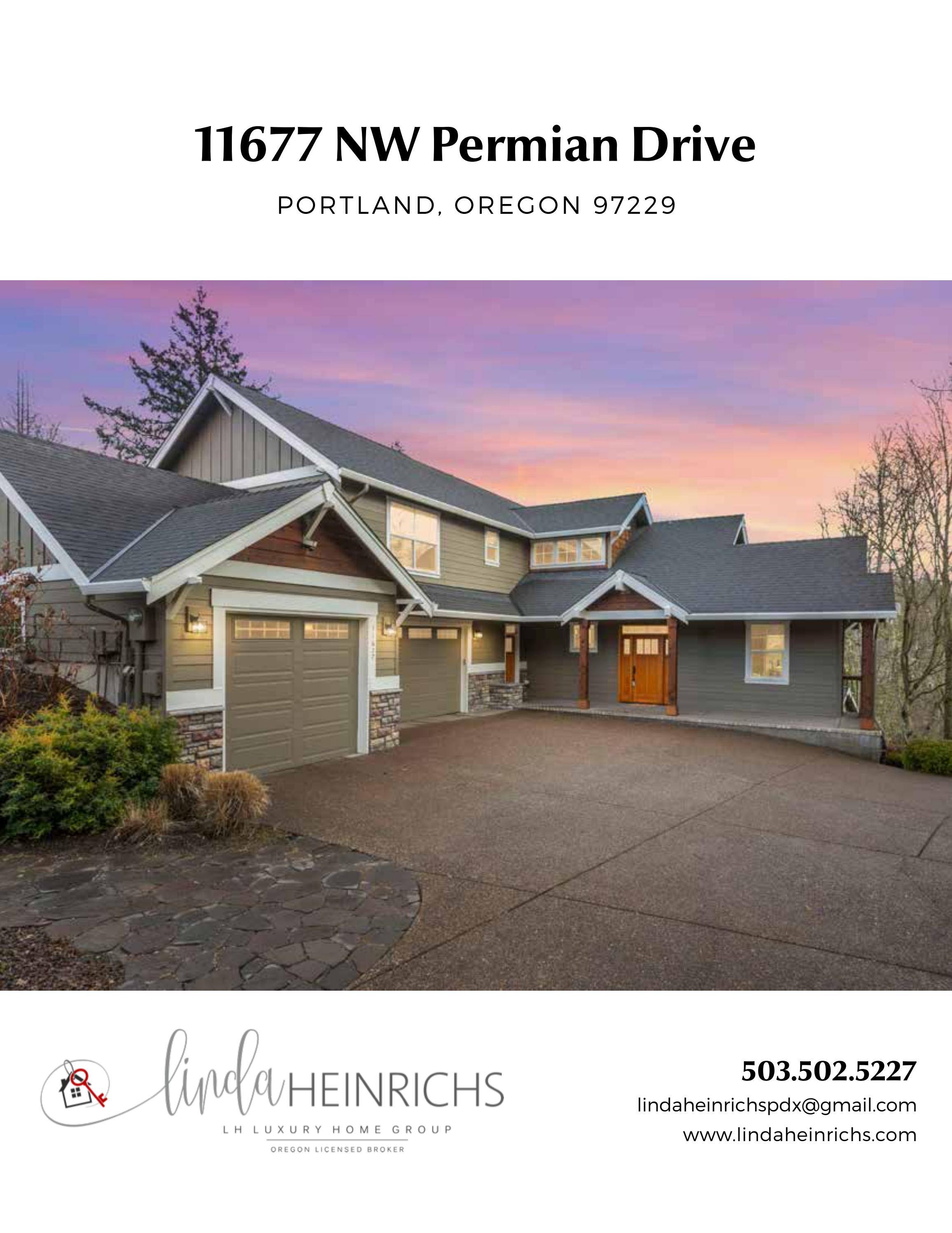 11677 NW Permian Drive, Portland, OR 97229 by Linda Heinrichs, Broker ...