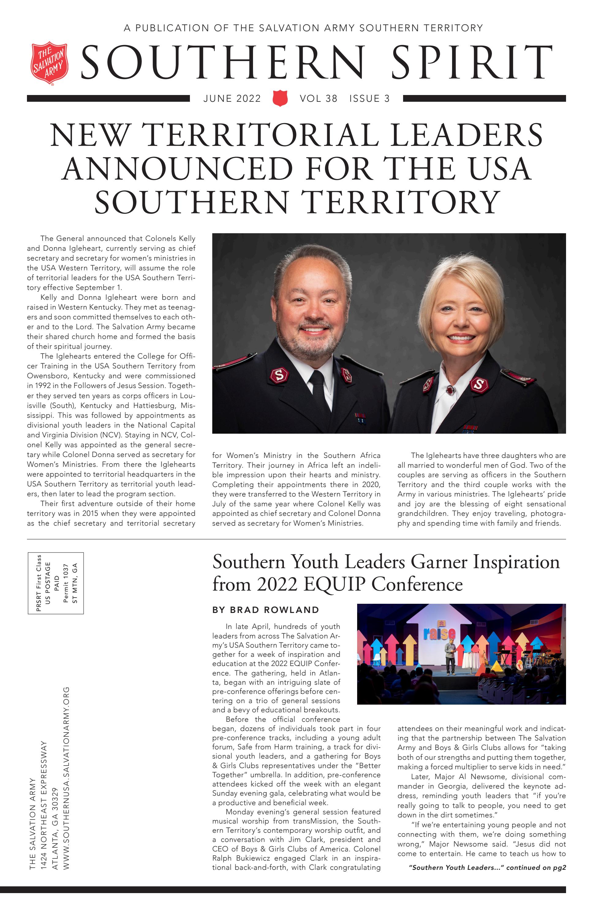 Southern Spirit JUN 2022 - Vol 38 Issue 3 by salvationarmysouth - Issuu