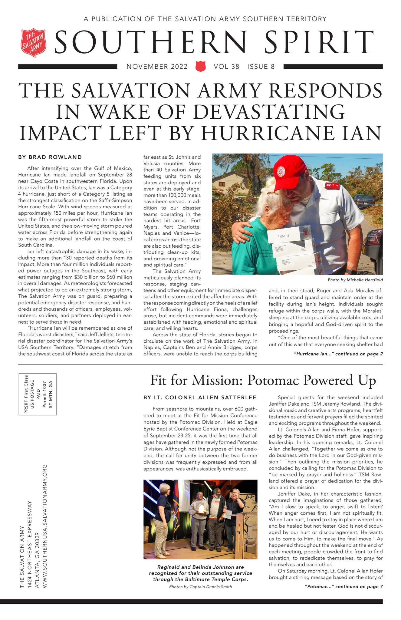 Southern Spirit NOV 2022 - Vol 38 Issue 8 by salvationarmysouth - Issuu