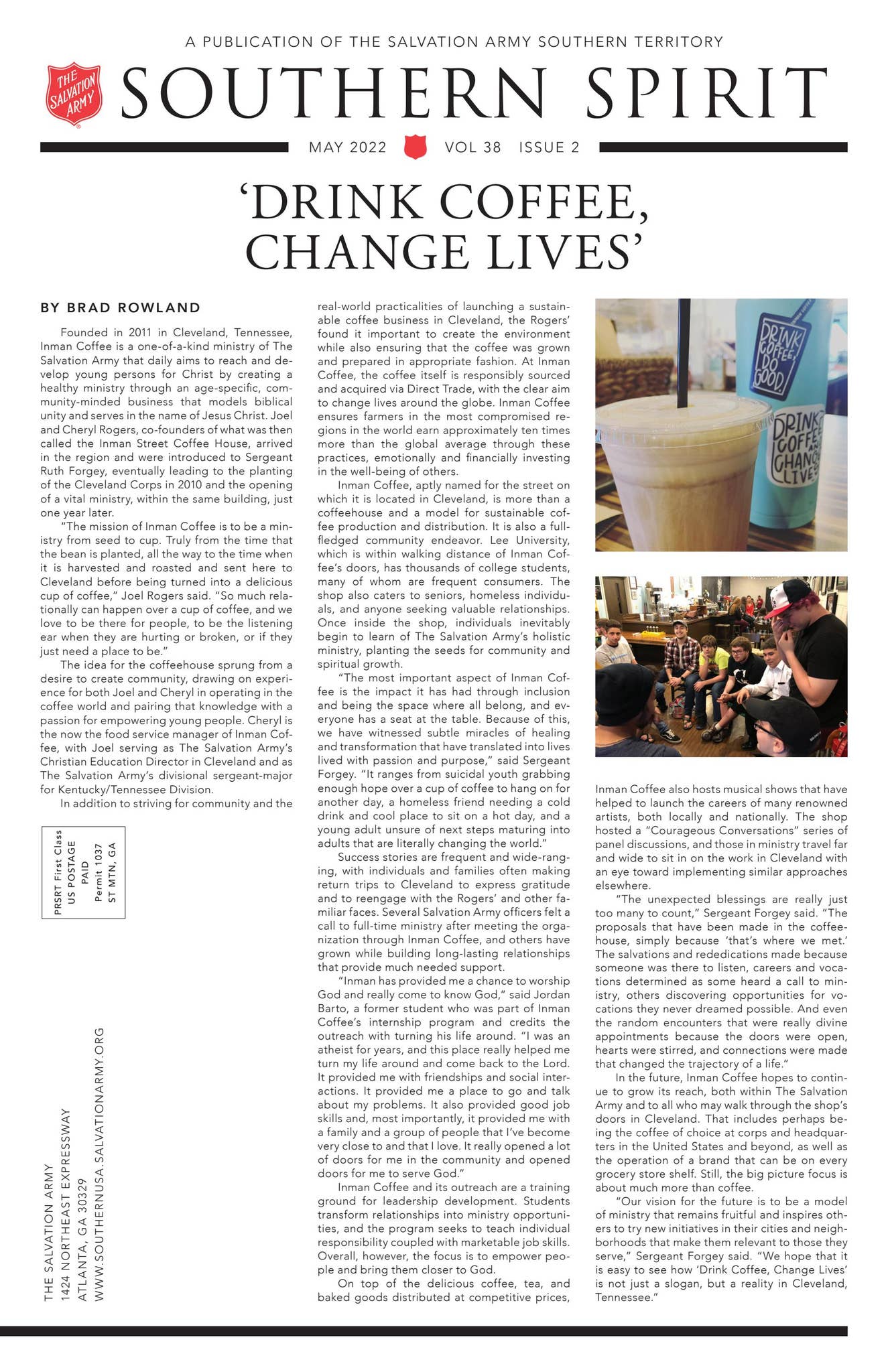Southern Spirit MAY 2022 - Vol 38 Issue 2 by salvationarmysouth - Issuu