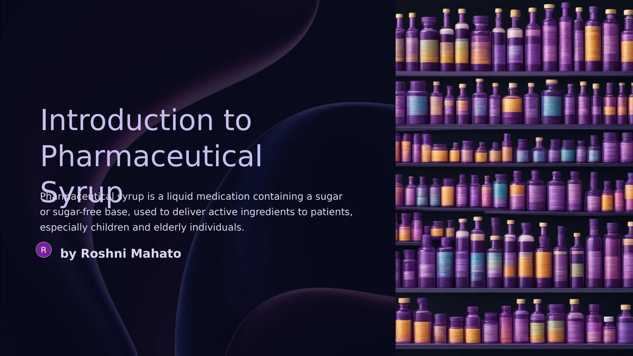 pharmaceutical syrup by roshnimahato3 - Issuu