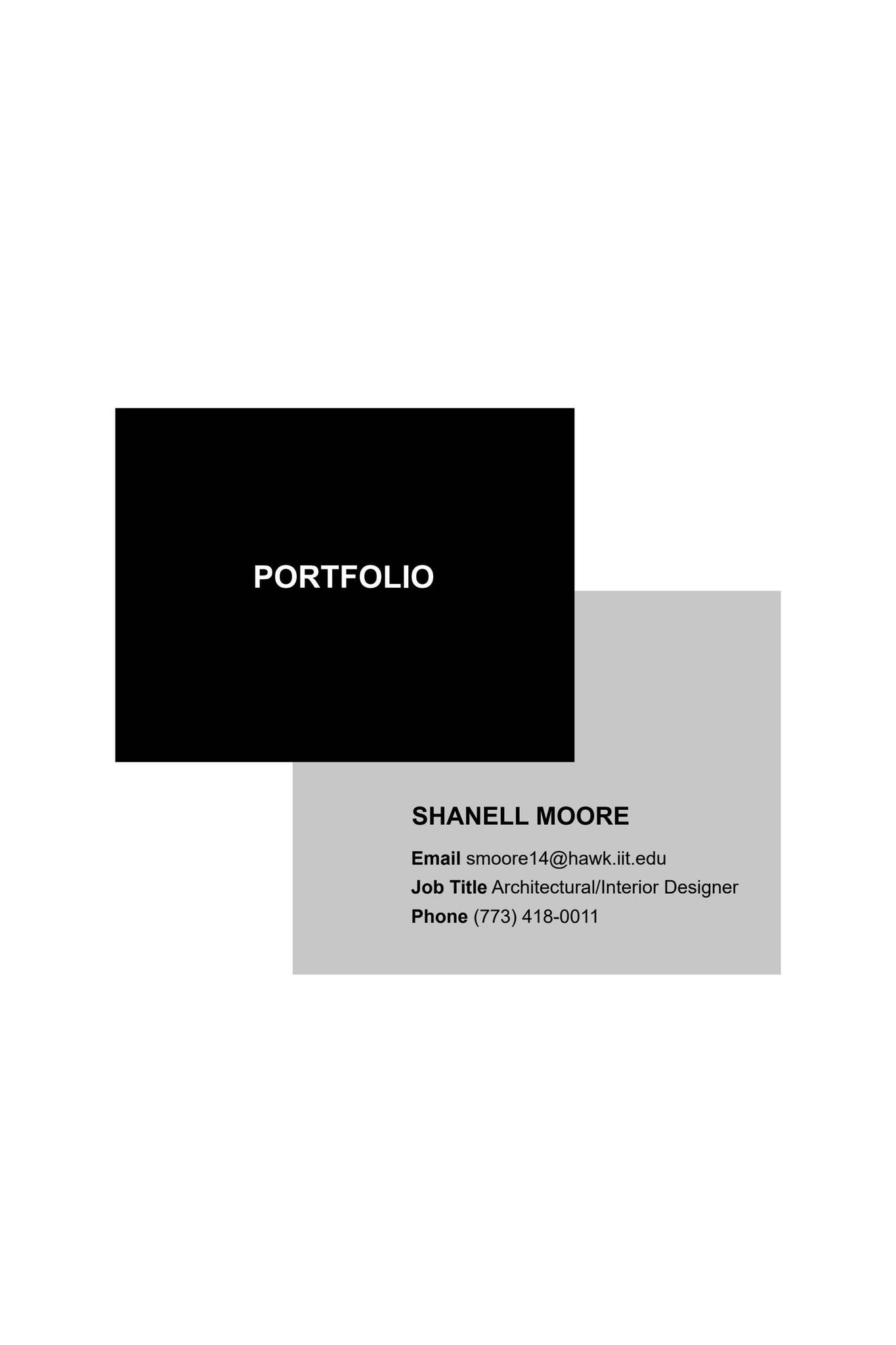 Sample Portfolio - Shanell Moore by Shanell Moore - Issuu