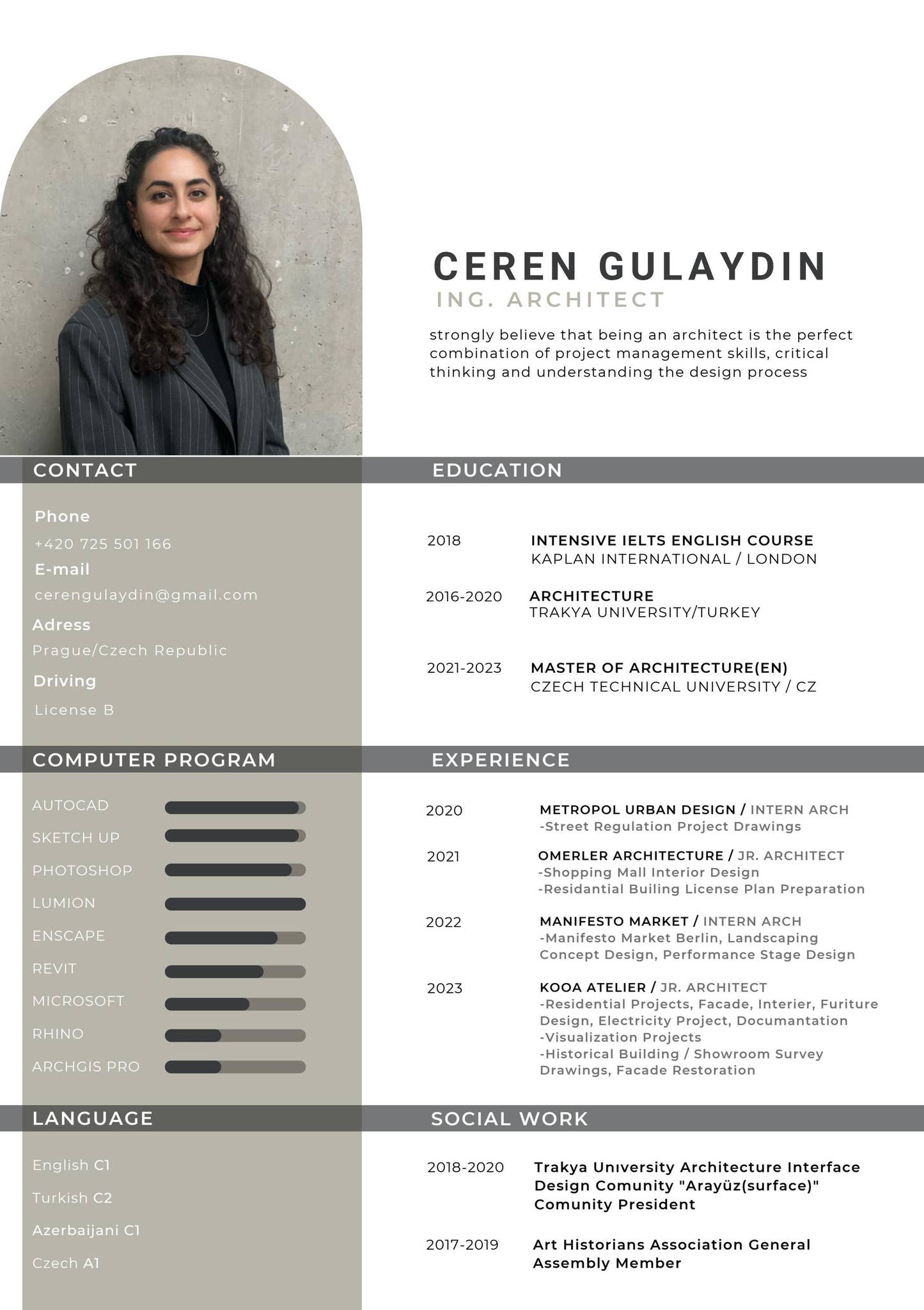 CEREN GULAYDIN CV by cerengulaydin - Issuu