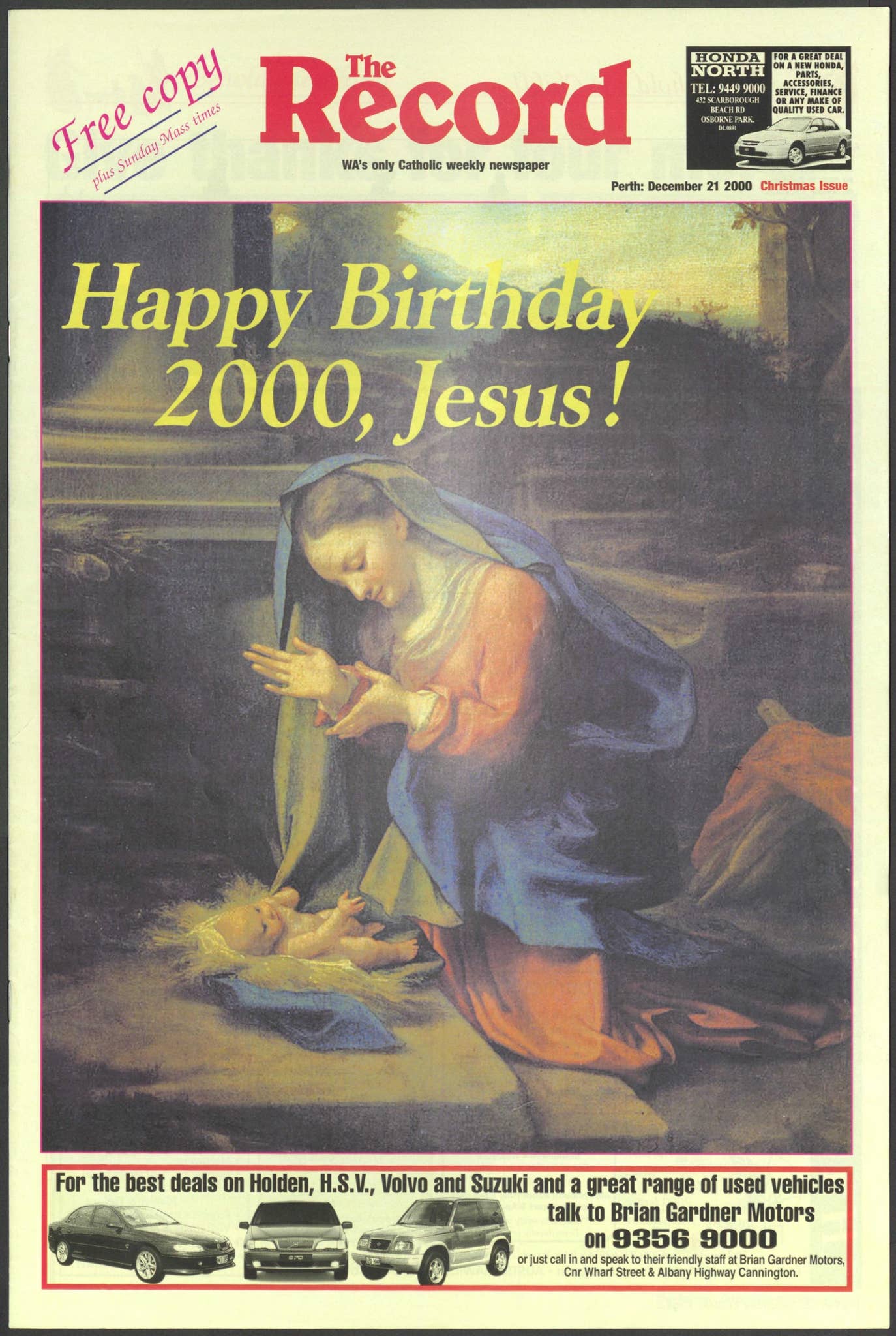 The Record Newspaper 21 December 2000 by The Record - Issuu