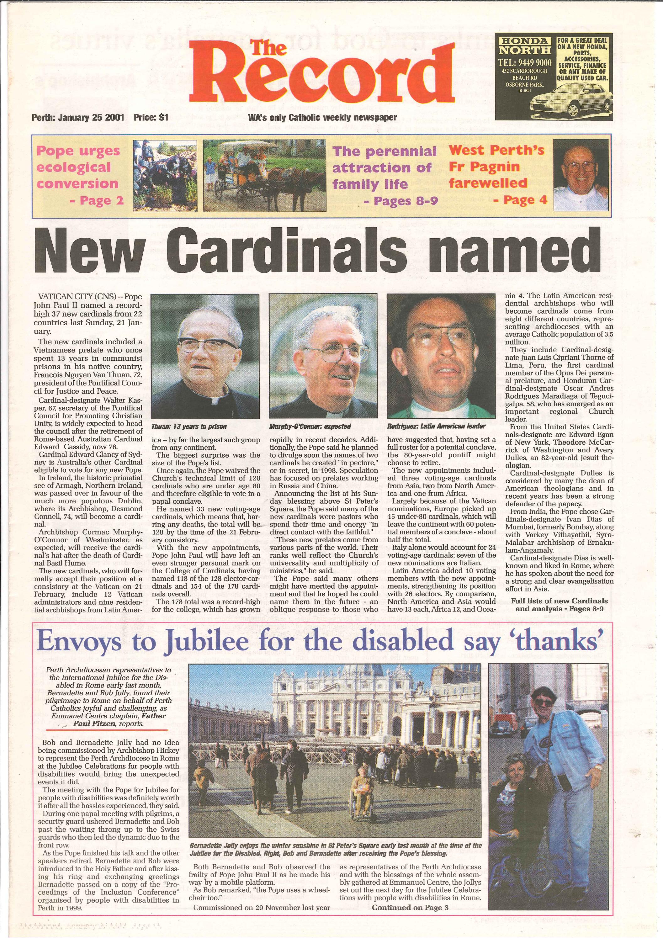 The Record Newspaper 25 January 2001 by The Record - Issuu