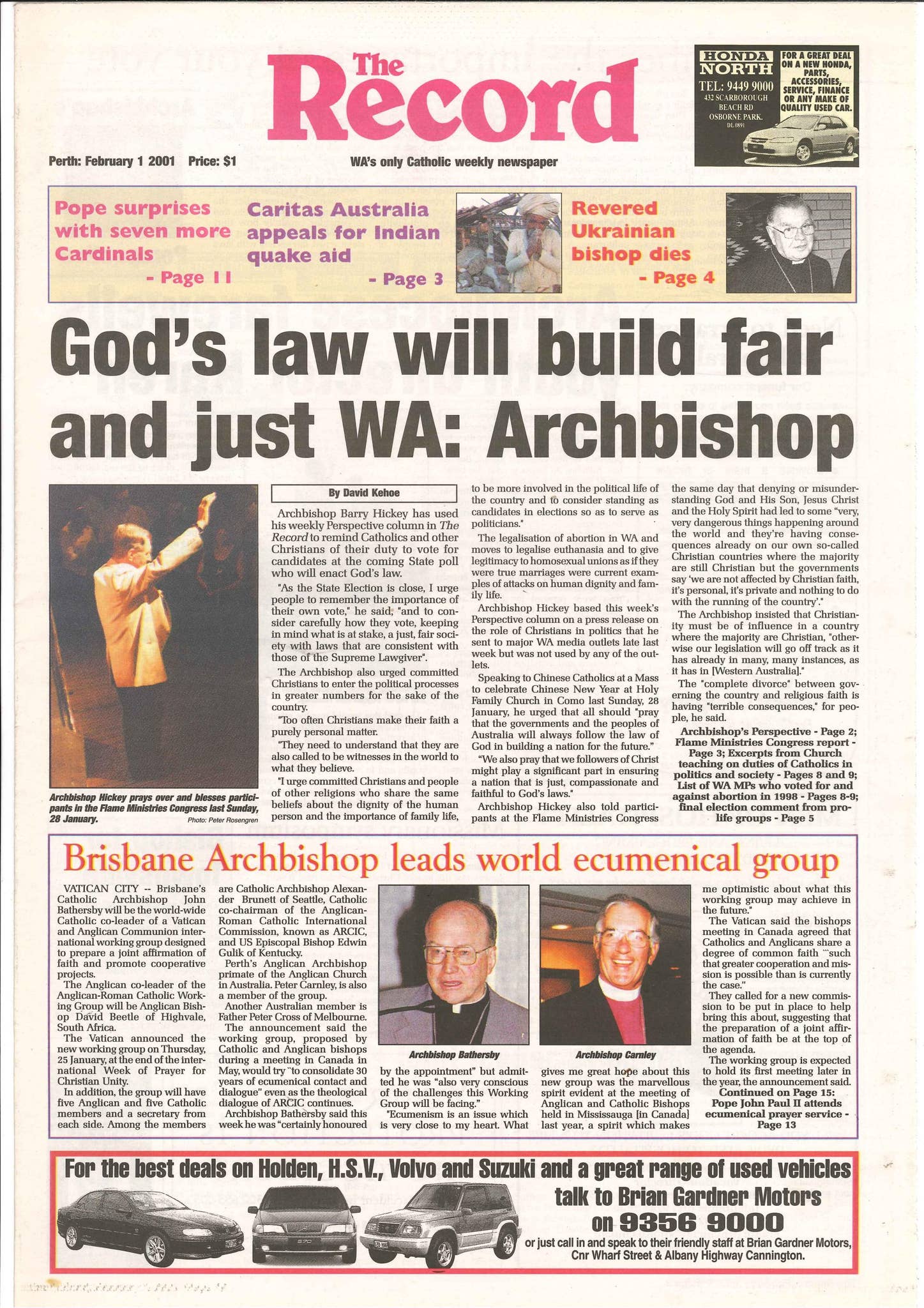 The Record Newspaper 01 February 2001 by The Record - Issuu