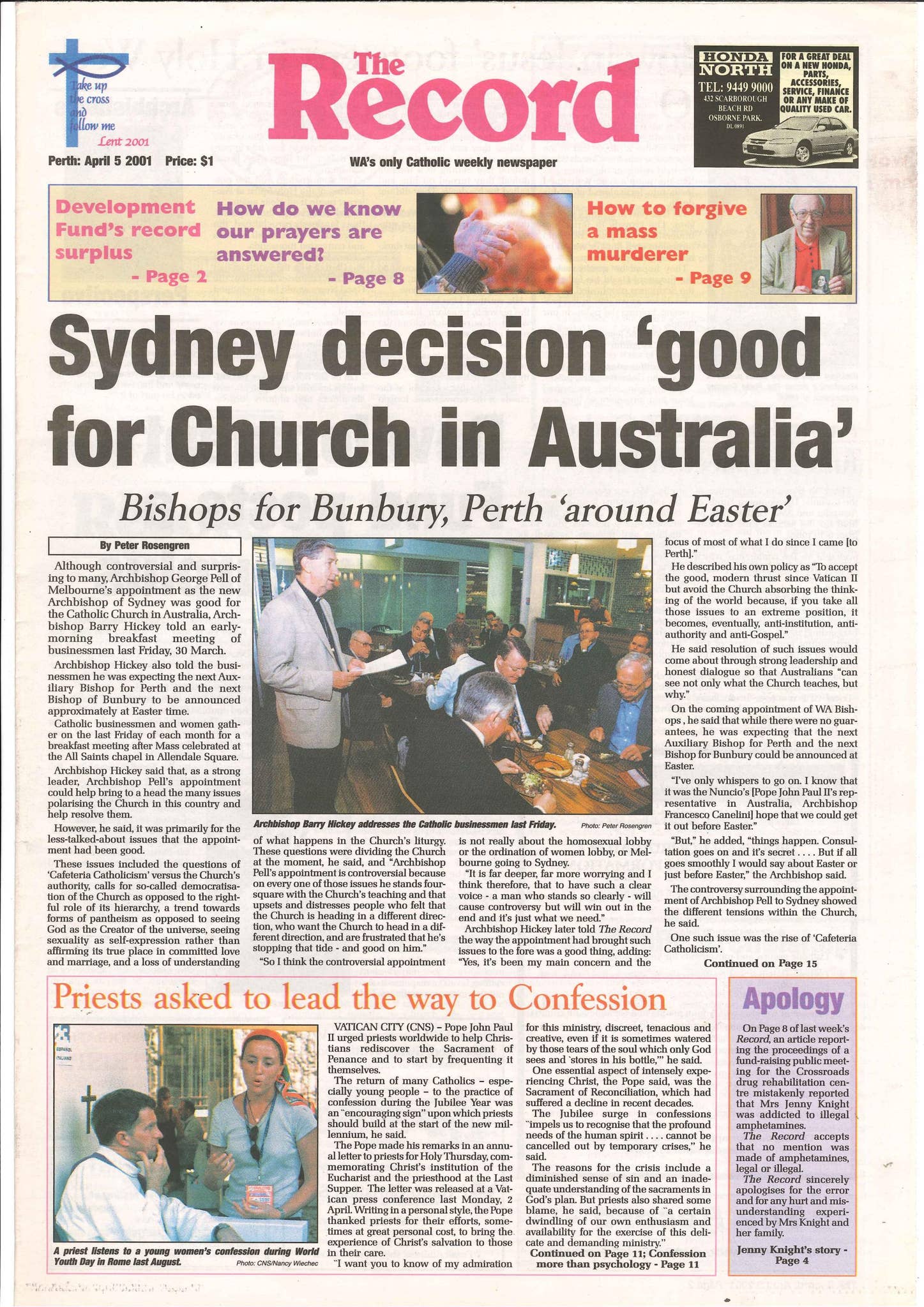 The Record Newspaper 05 April 2001 by The Record - Issuu