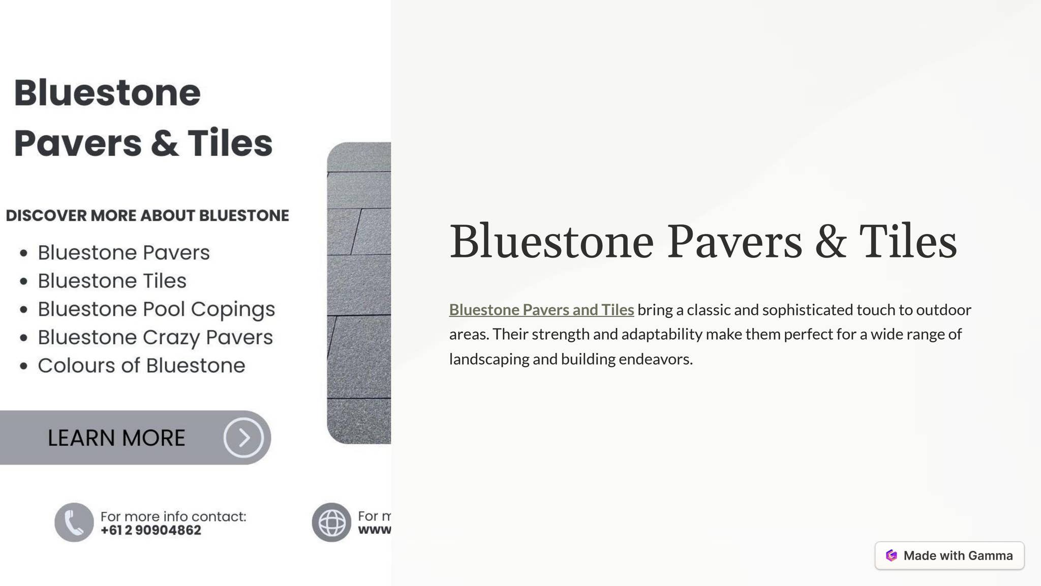 Bluestone Pavers & Tiles by Adam Hebrew - Issuu