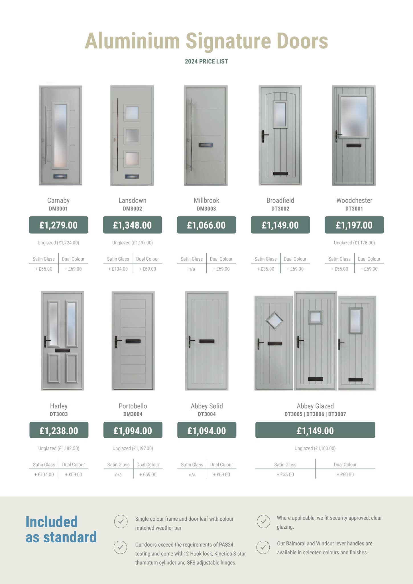Signature Doors Price List & Order Form 2023 by UK Marketing Files - Issuu