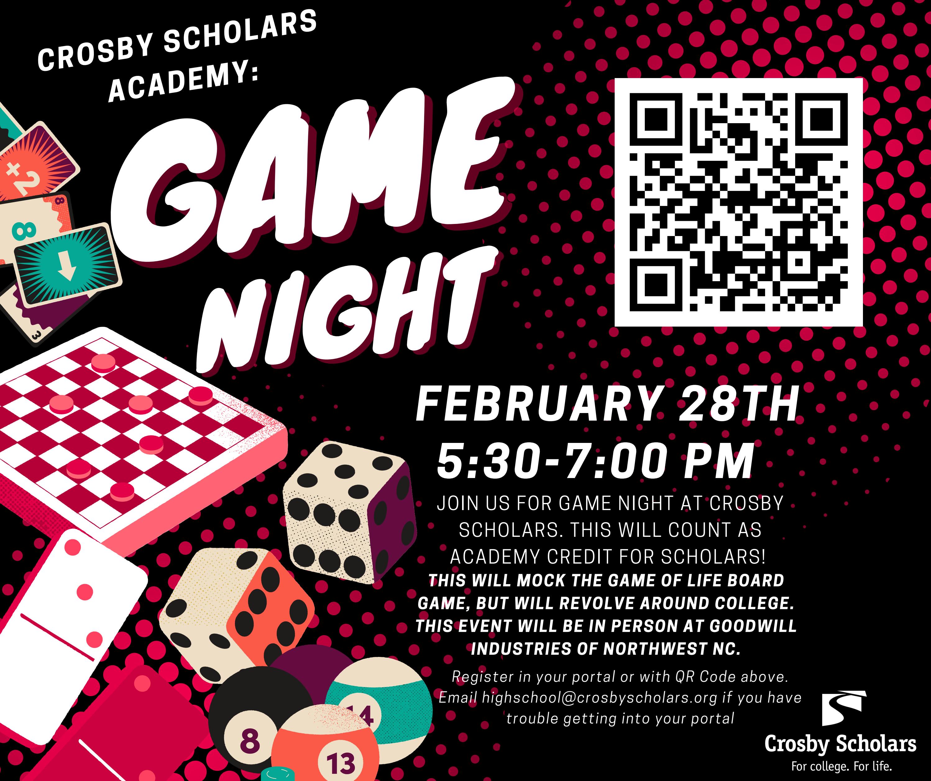 High School Game Night Academy by cscp - Issuu