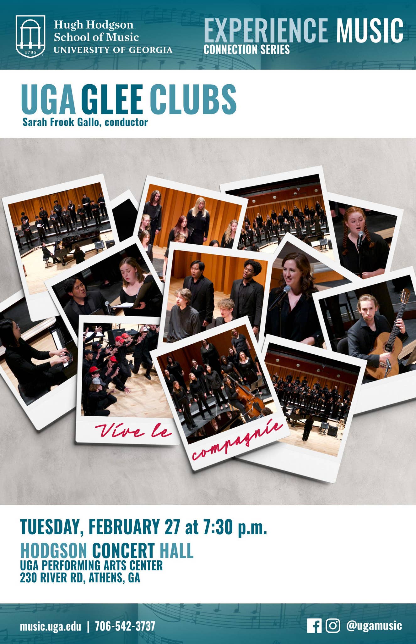 UGA Glee Clubs "vive le compagnie" by ugamusic - Issuu