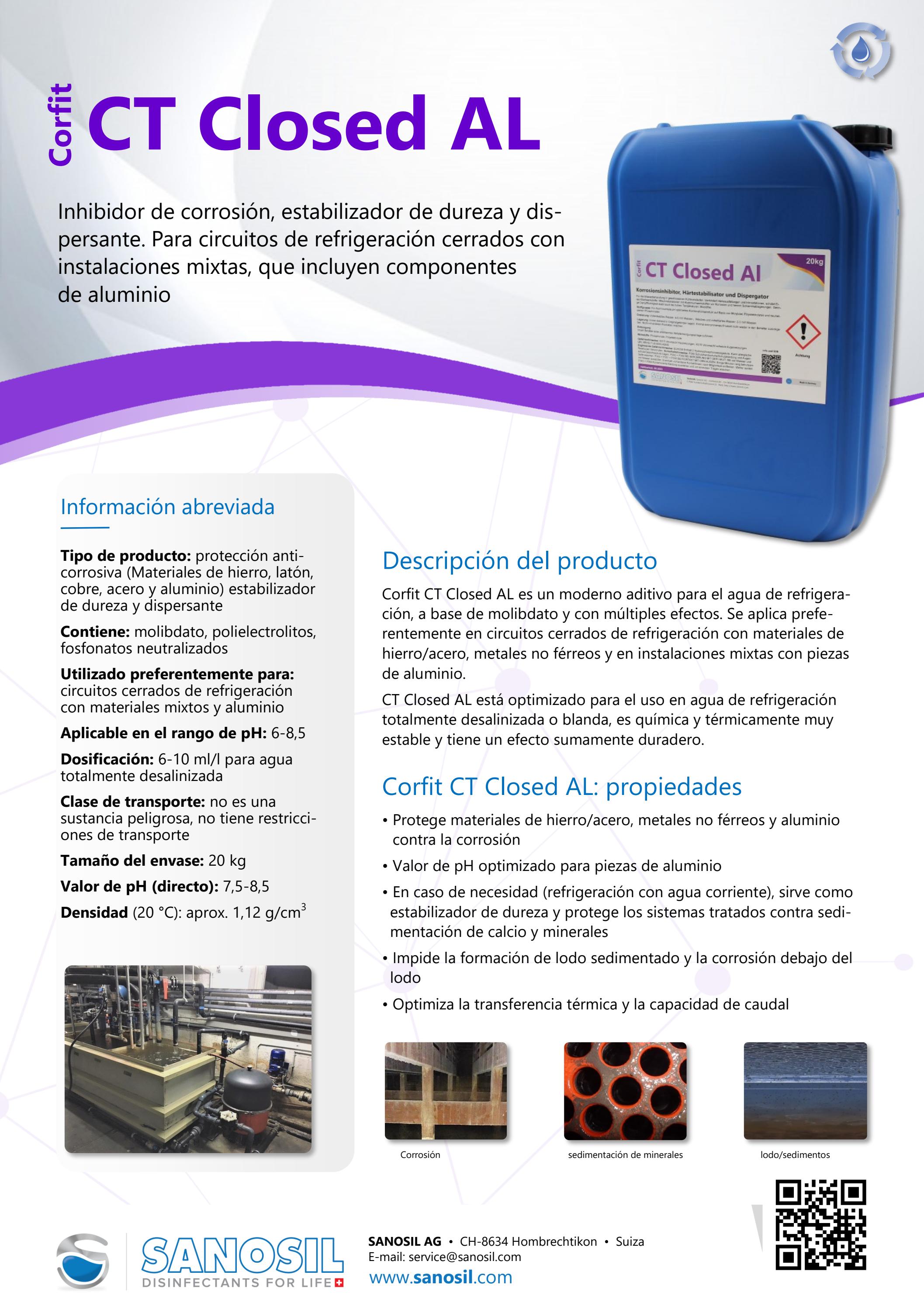 Corfit CT Closed AL - ES by Sanosil - Issuu