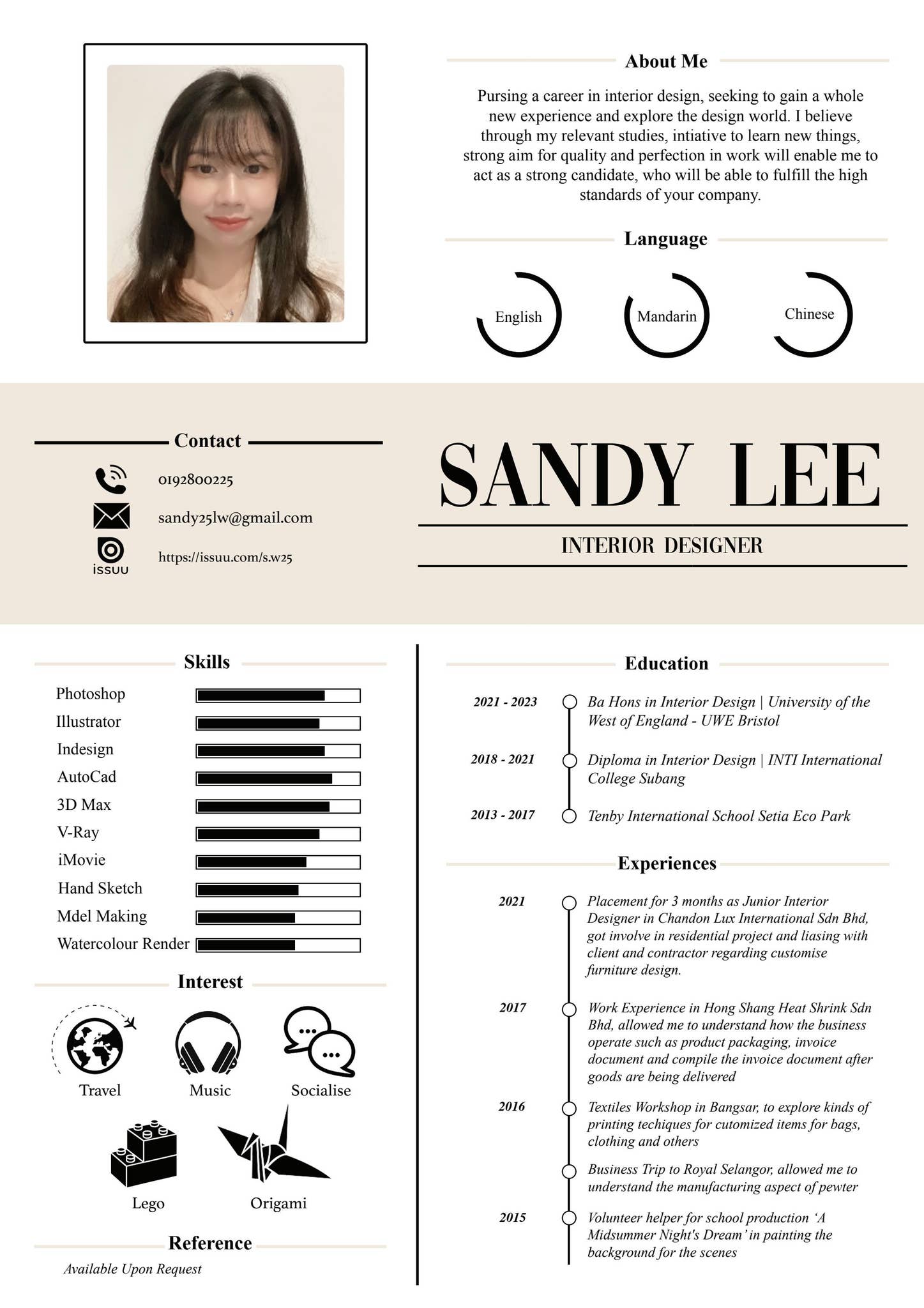 Resume by Sandy Lee - Issuu