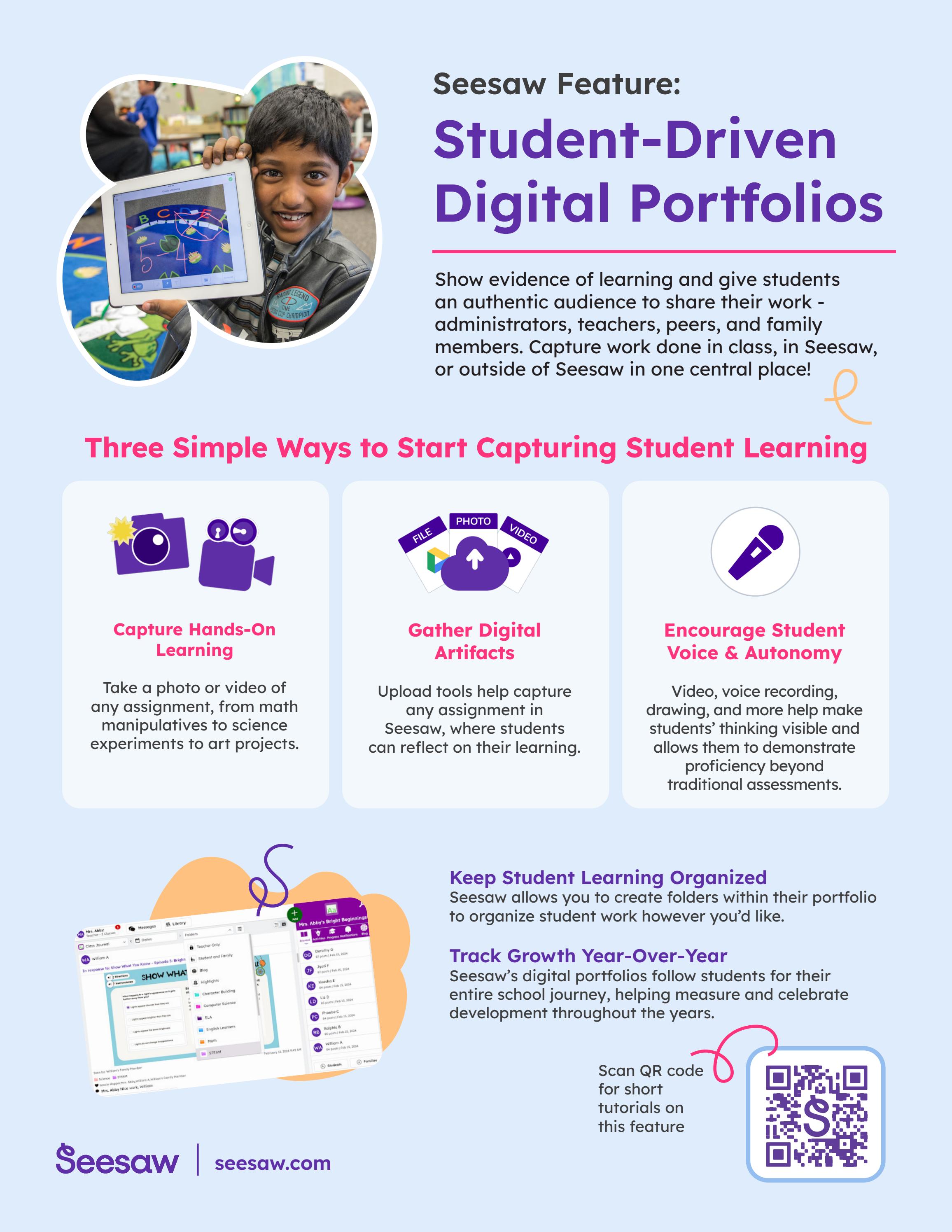 Student-Driven Digital Portfolios (Print Version) by seesawlearning - Issuu