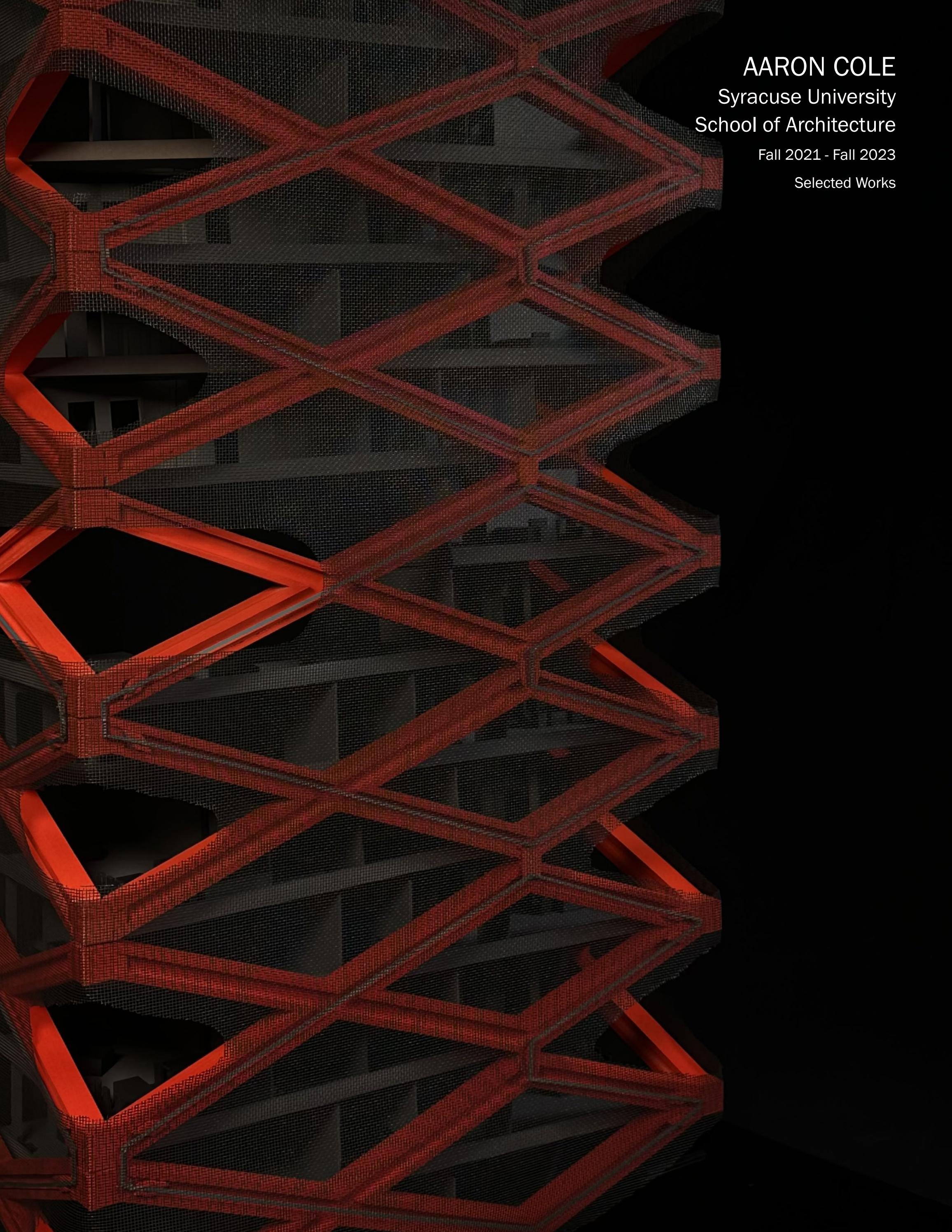 Aaron Cole Portfolio 2024 - Syracuse University B.Arch by Aaron Cole ...