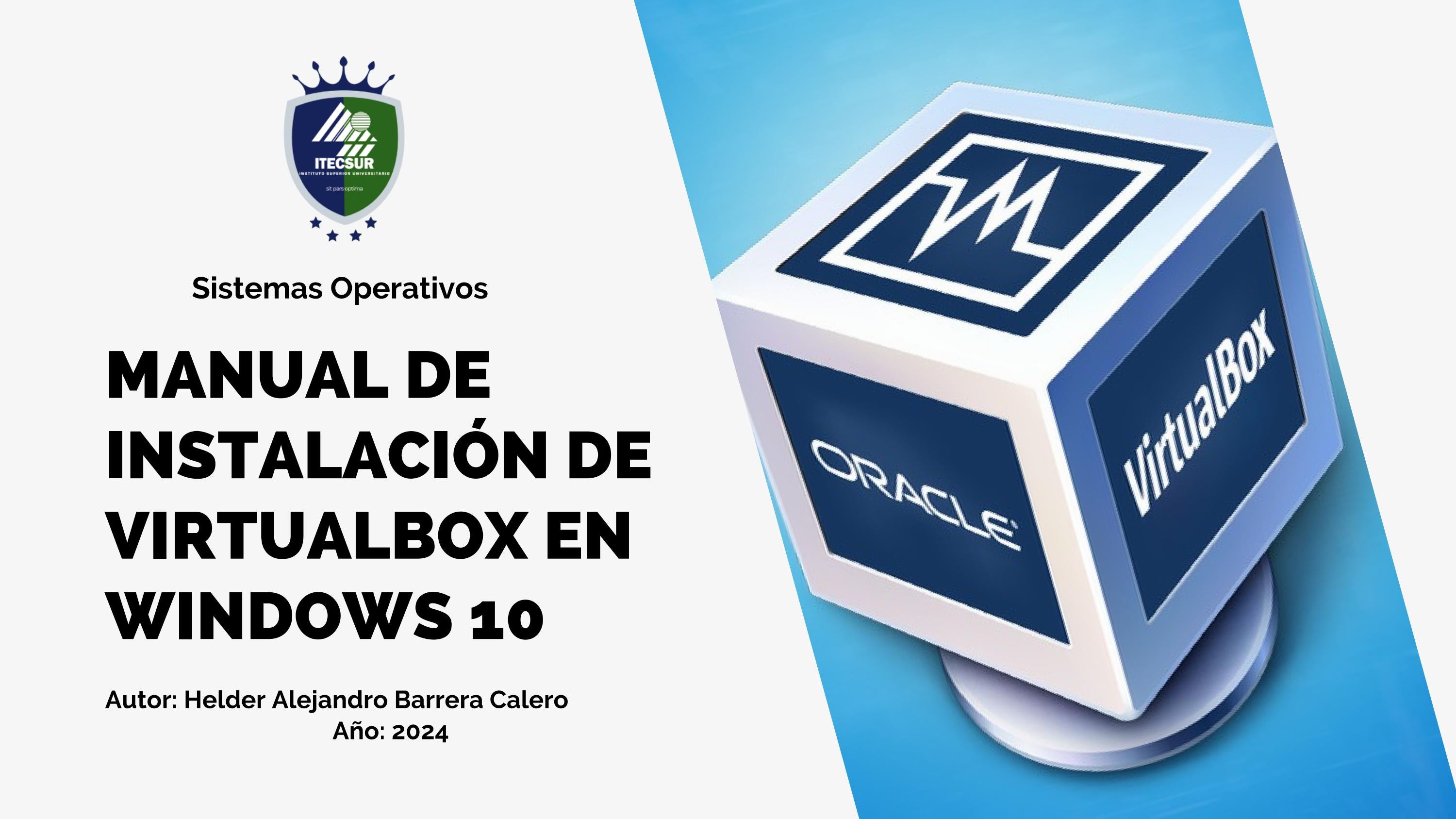 Manual de Instalación VirtualBox by Alejandro Barrera - Issuu