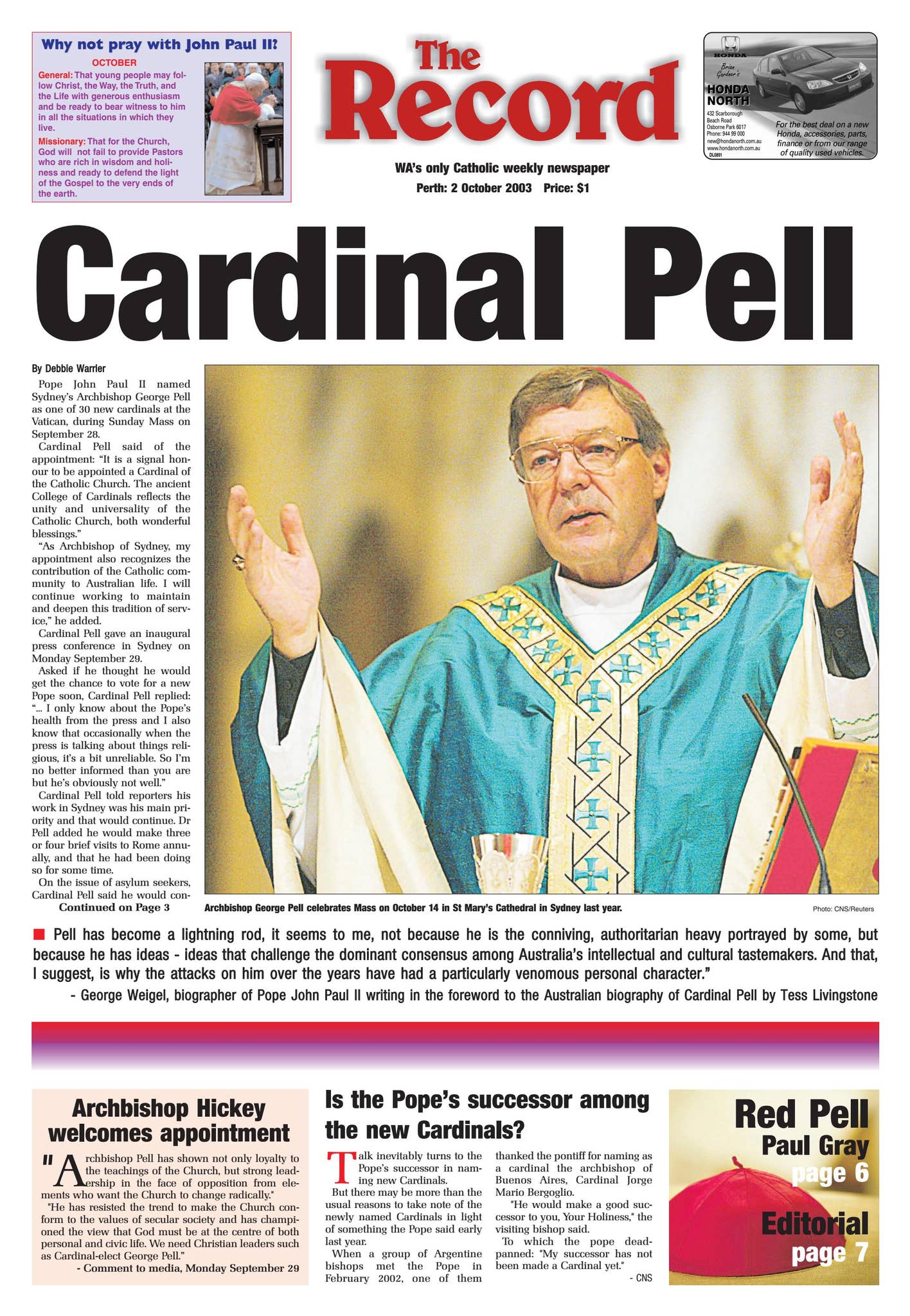 The Record Newspaper 02 October 2003 by The Record - Issuu