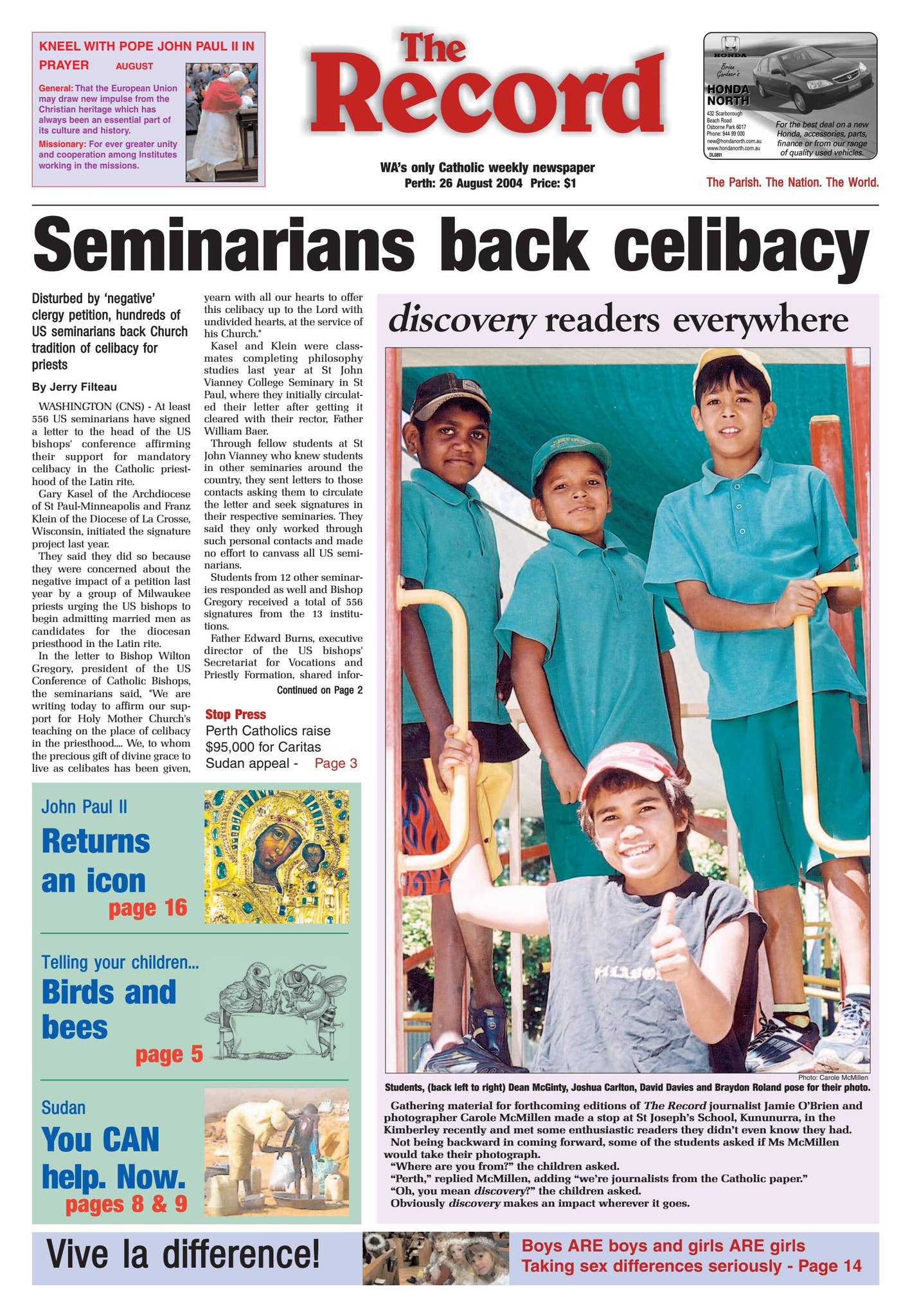 The Record Newspaper 26 August 2004 by The Record - Issuu
