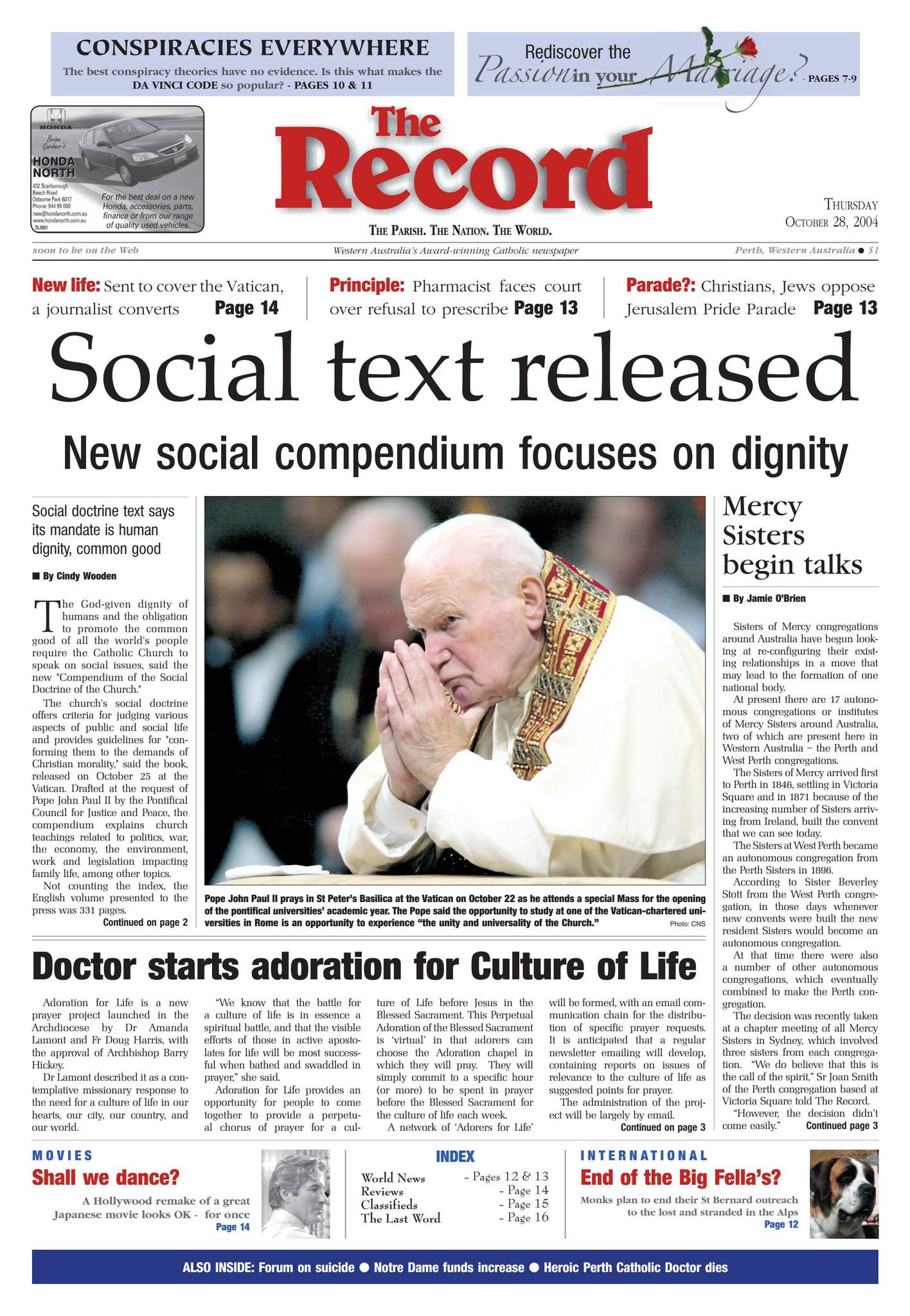 The Record Newspaper 28 October 2004 by The Record - Issuu
