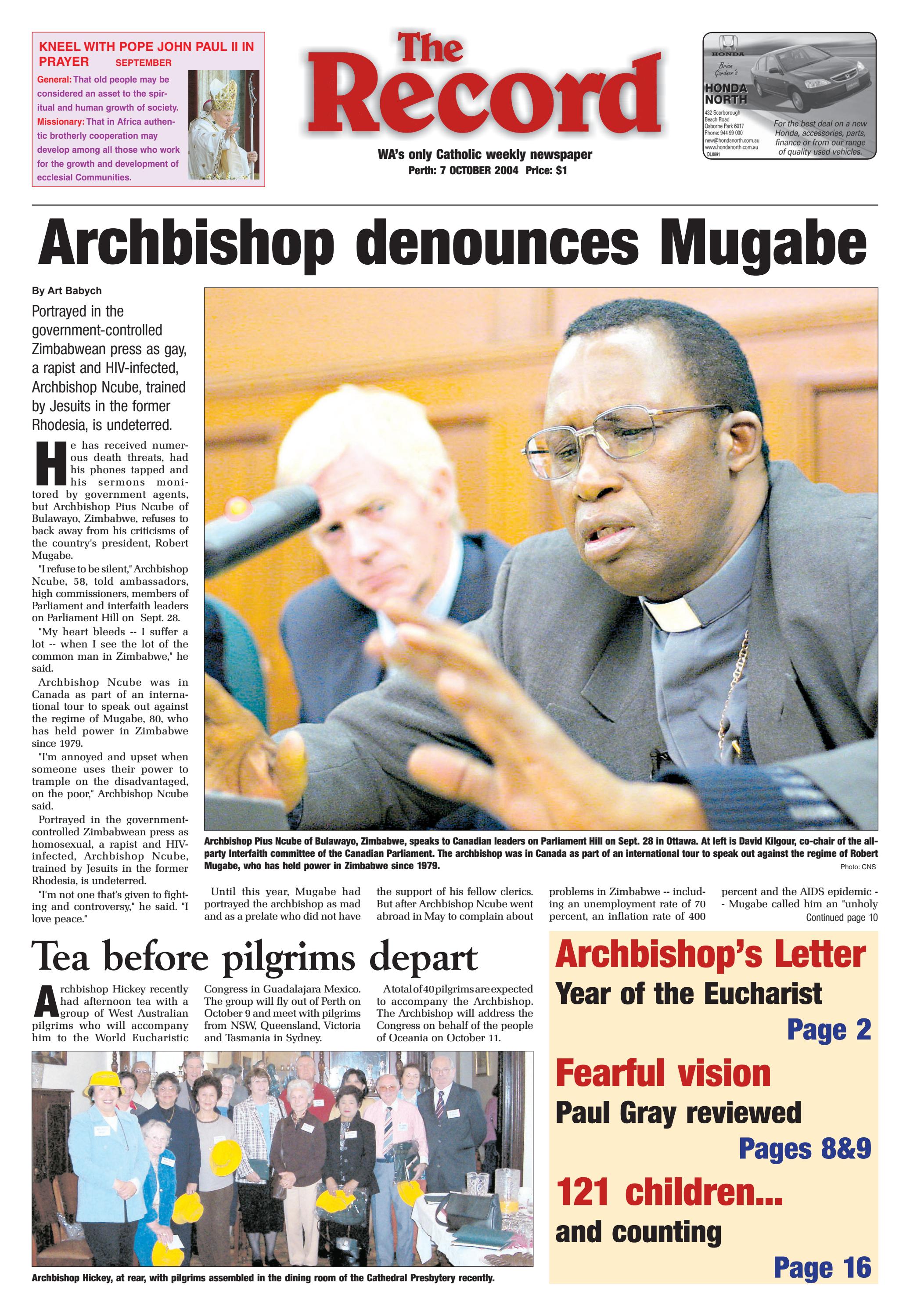 The Record Newspaper 07 October 2004 by The Record - Issuu