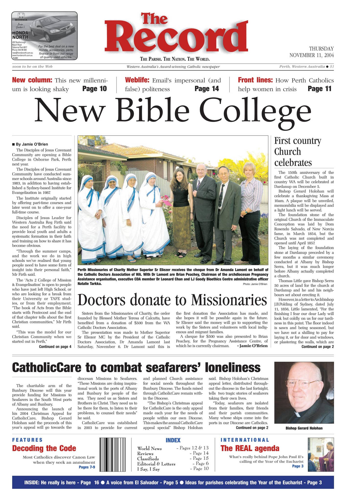 The Record Newspaper 11 November 2004 by The Record - Issuu