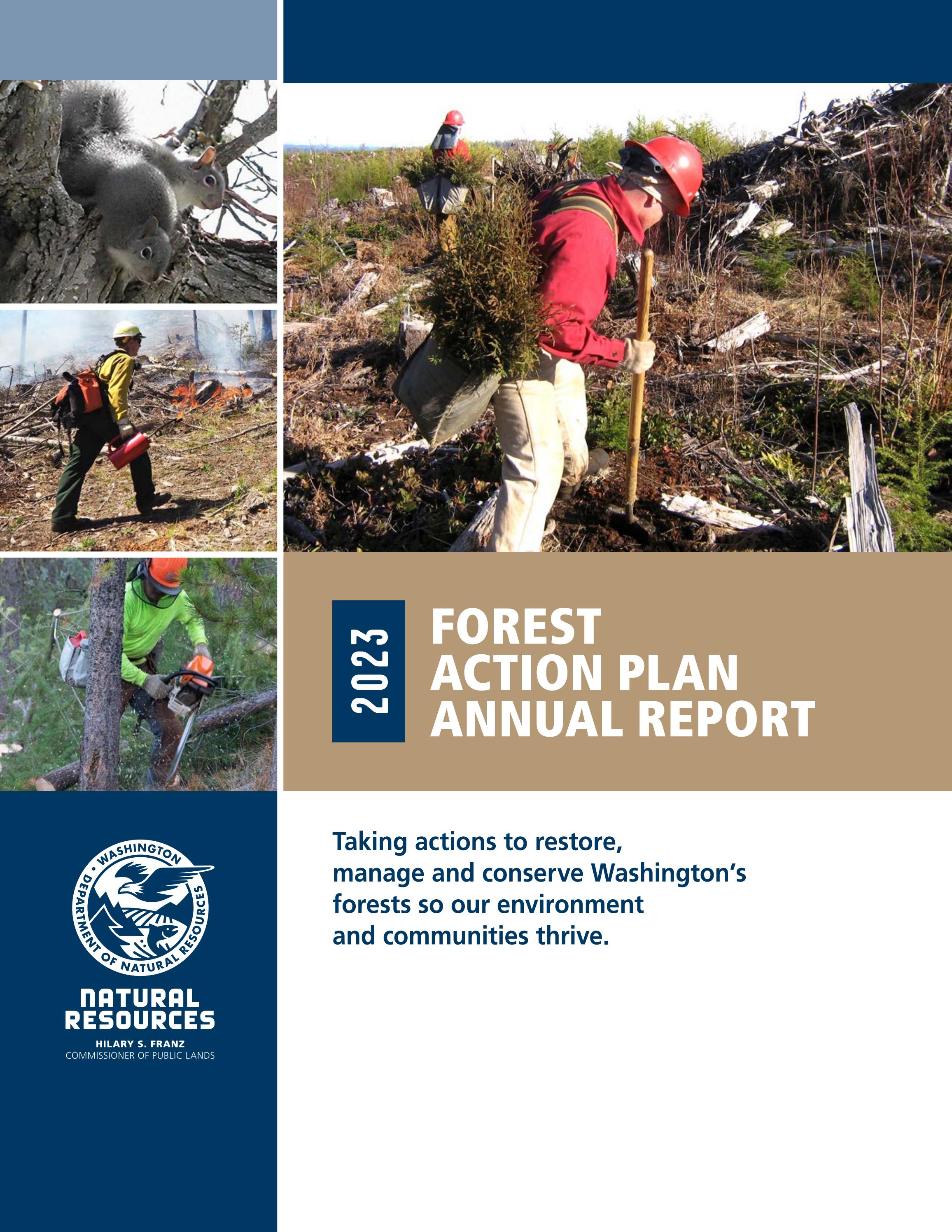 2023 Forest Action Plan Annual Report by Washington State Department of ...